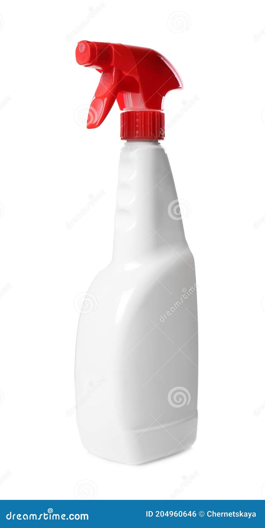 Spray Bottle of Cleaning Product Isolated on White Stock Photo - Image ...