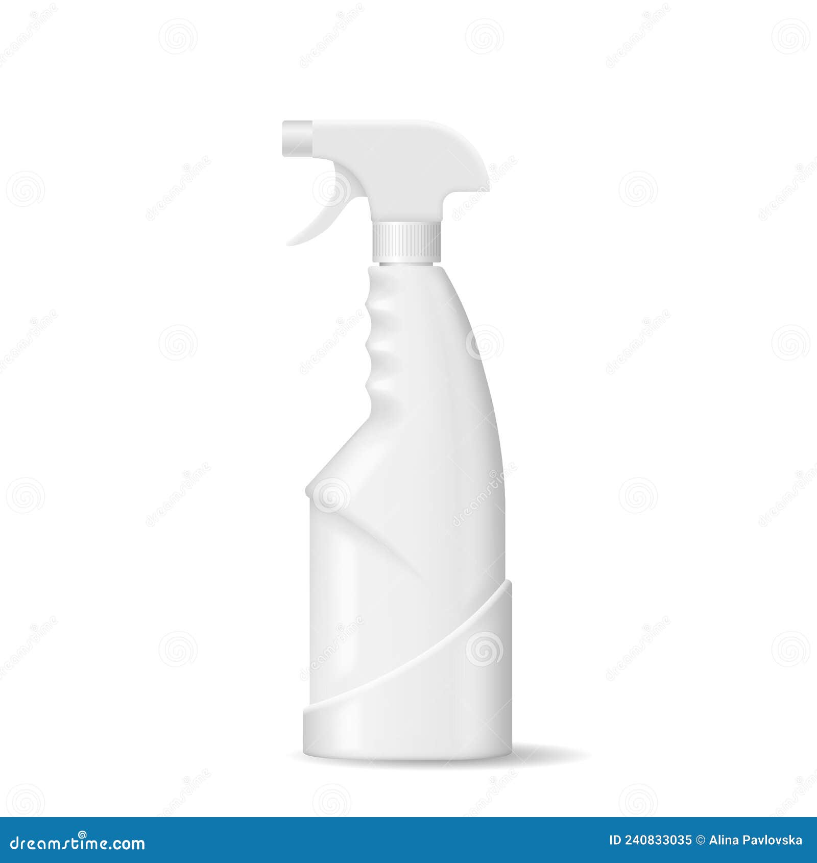 Realistic Trigger Spray Bottles Cartoon Vector | CartoonDealer.com ...