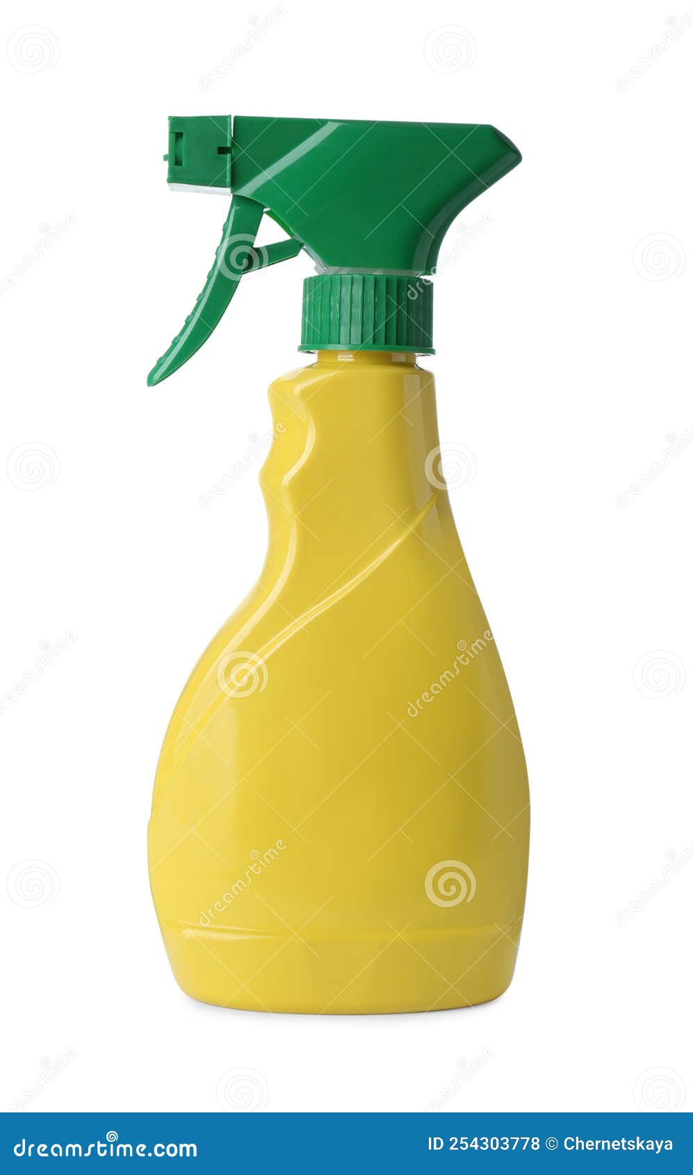 Spray Bottle of Detergent Isolated on White. Cleaning Supply Stock ...