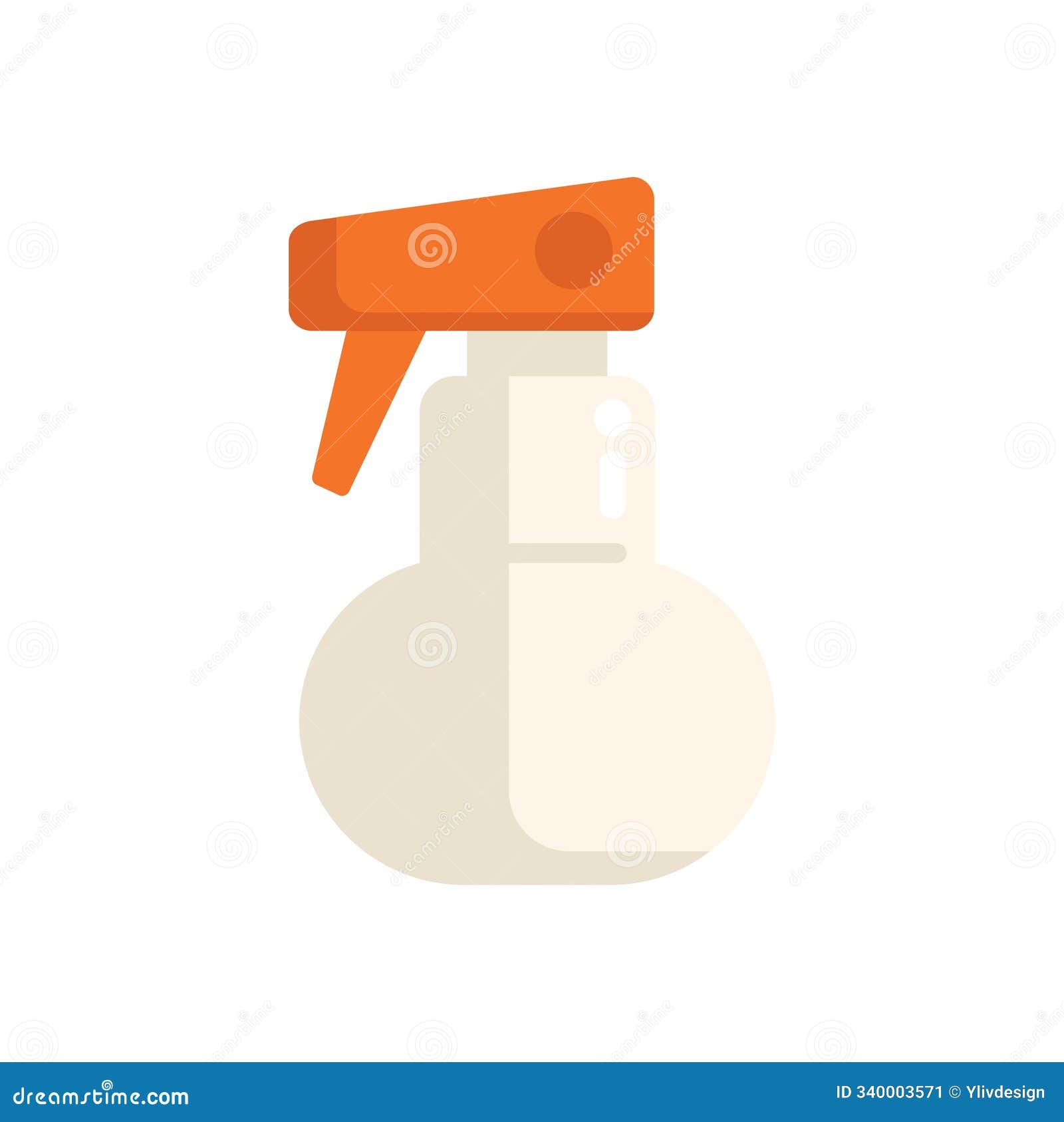 Spray Bottle Dispensing Cleaning Solution Icon Illustration Stock ...