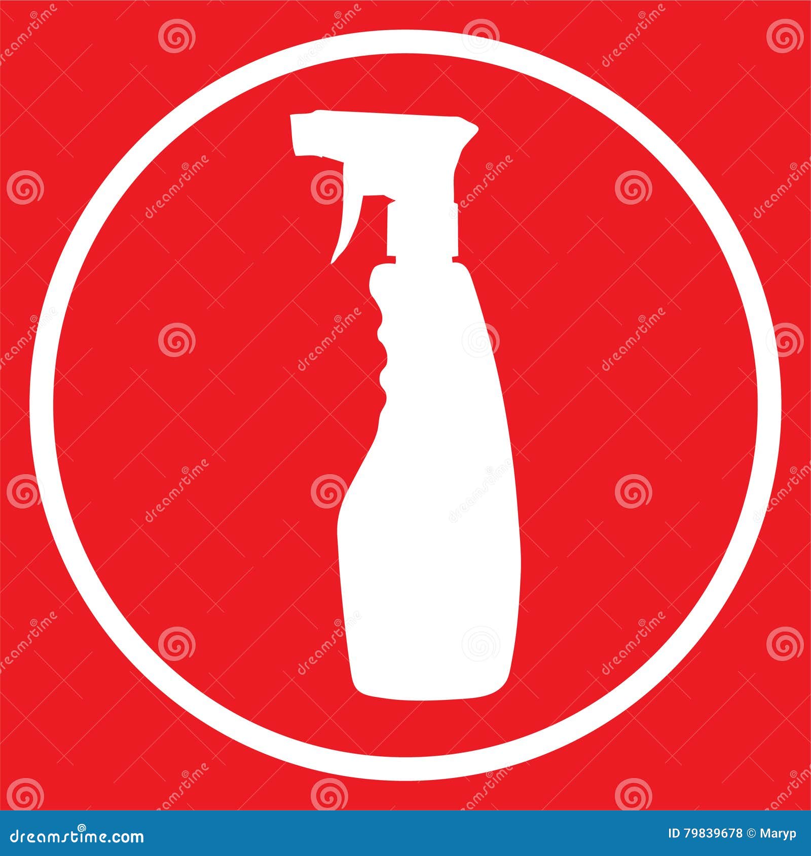 Spray bottle icon stock vector. Illustration of product - 79839678