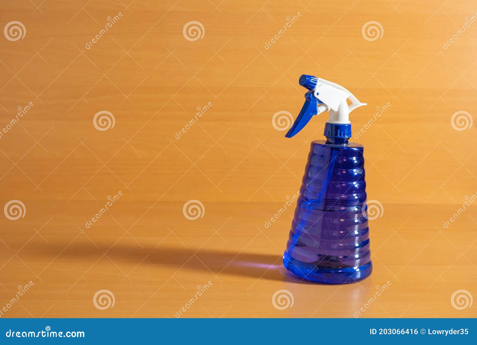The Spray Bottle is on the Table with Copy Space Stock Photo - Image of ...