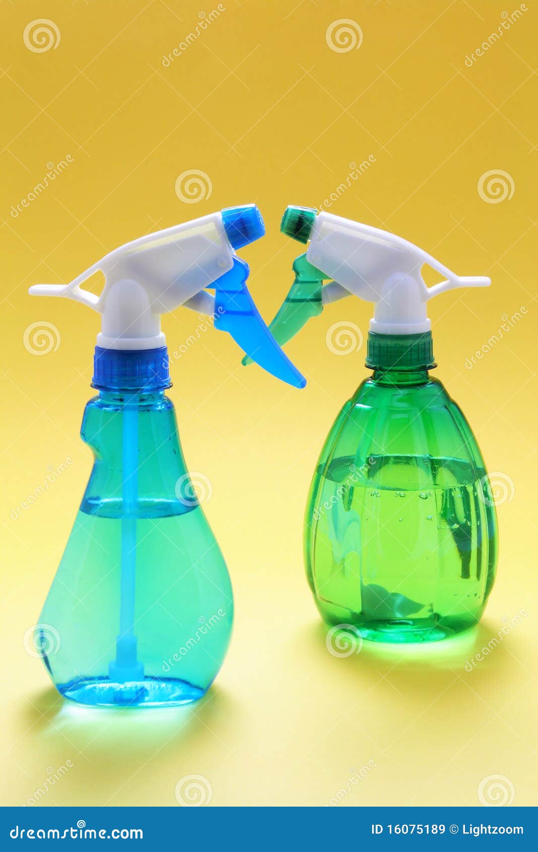 Spray Bottles stock image. Image of hygiene, product - 16075189