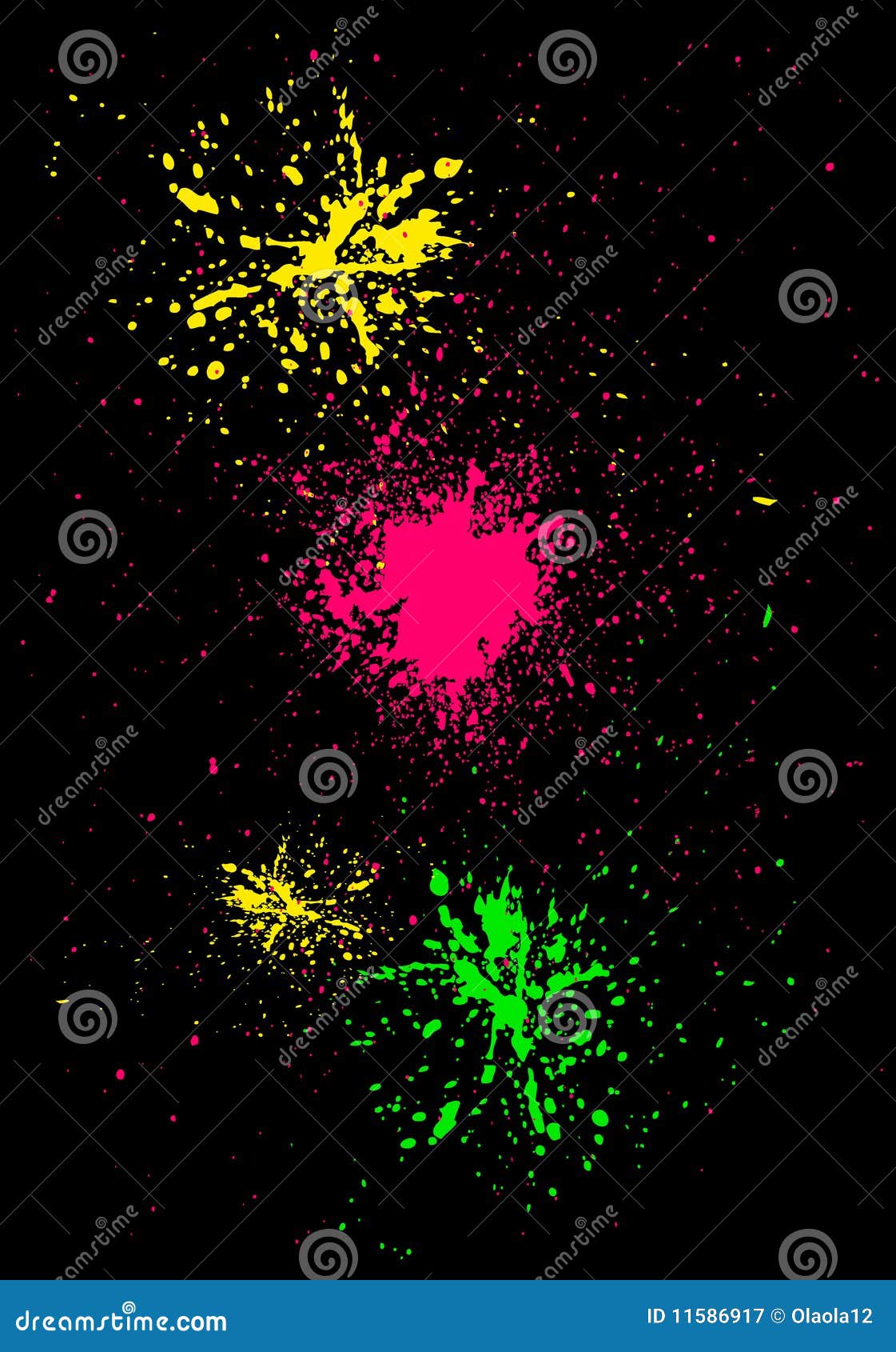 Spray brushes stock vector. Illustration of brush, green - 11586917