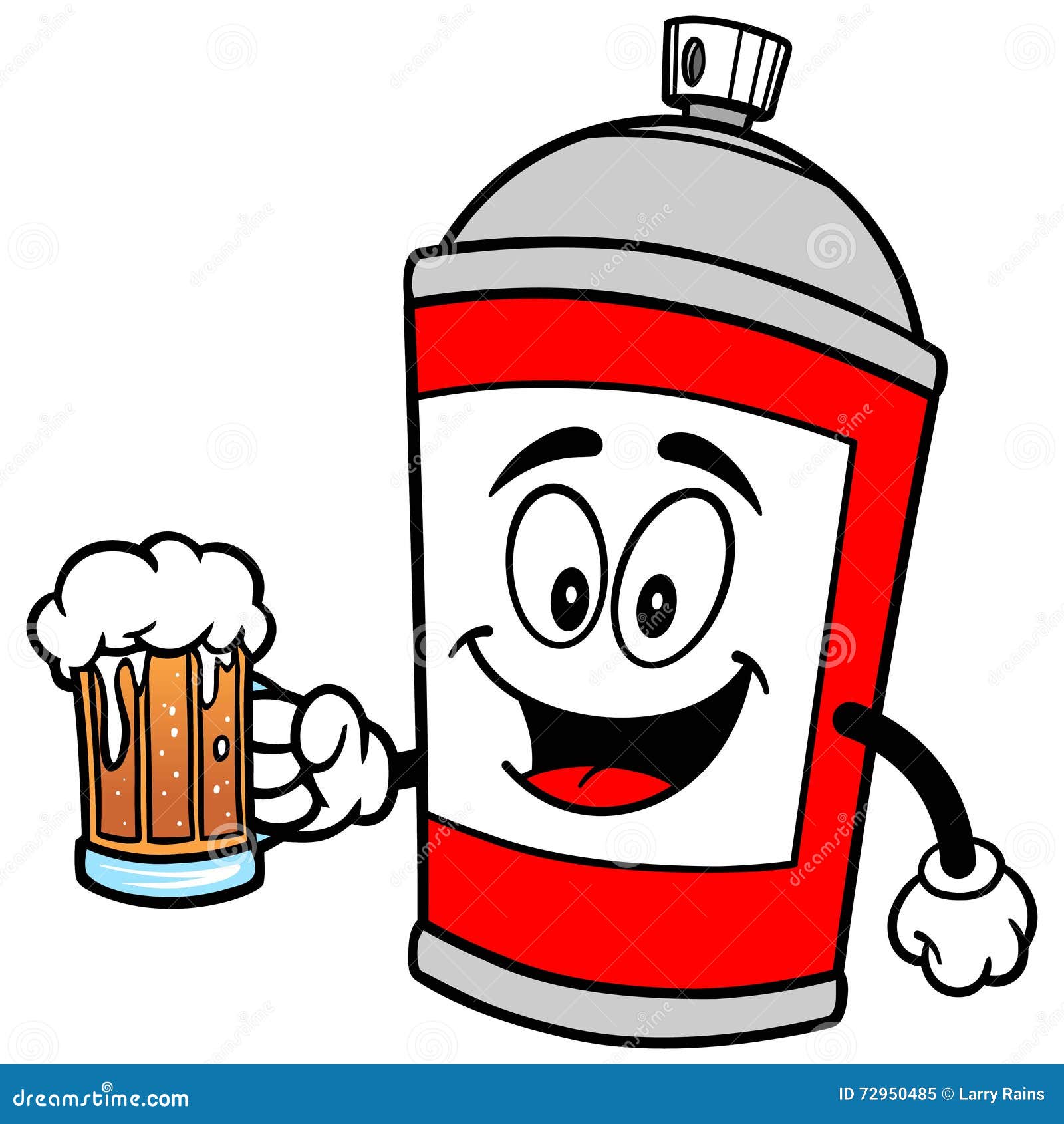 Old Beer Cans Cartoons