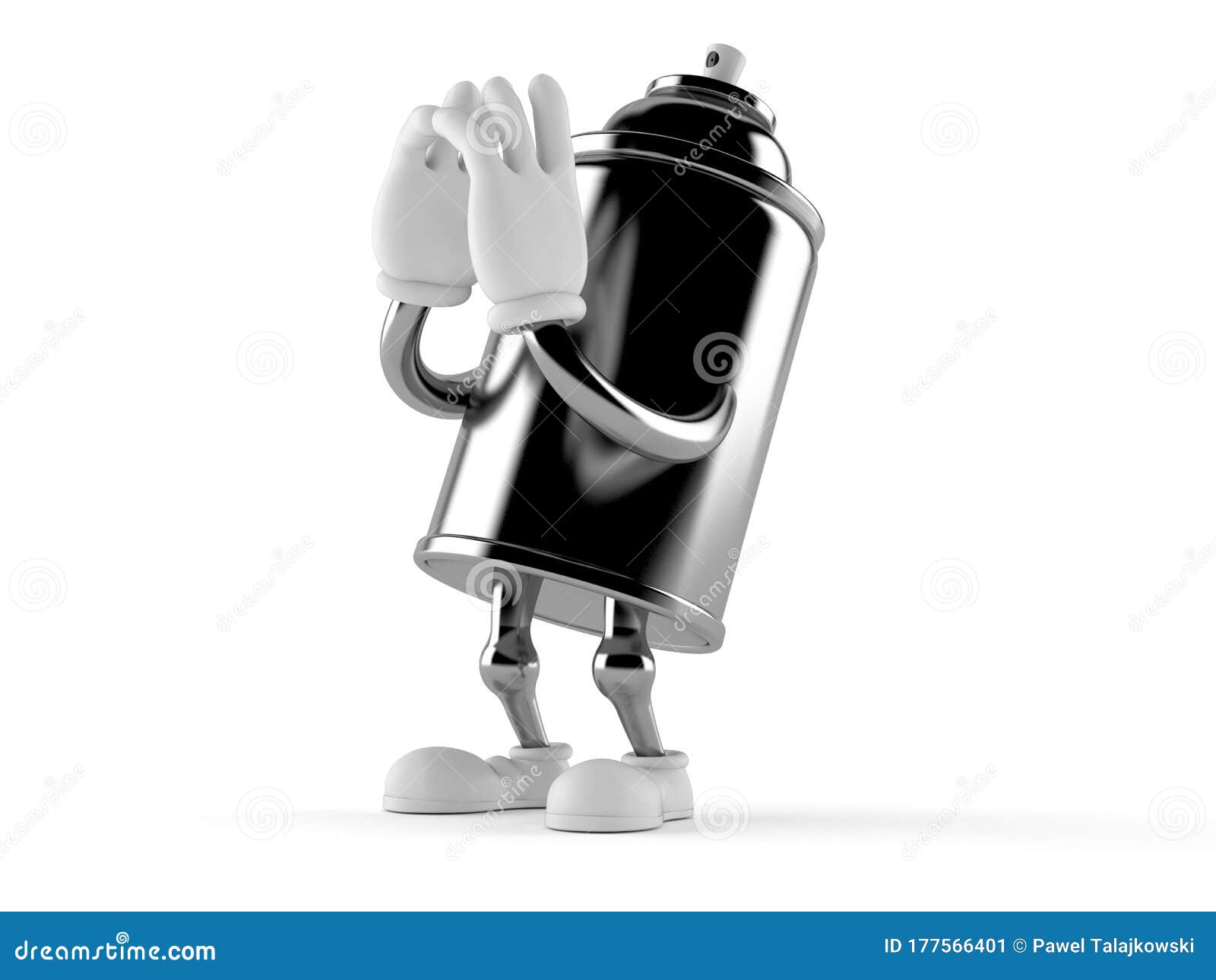 Spray Can Character Shouting Stock Illustration - Illustration of ...