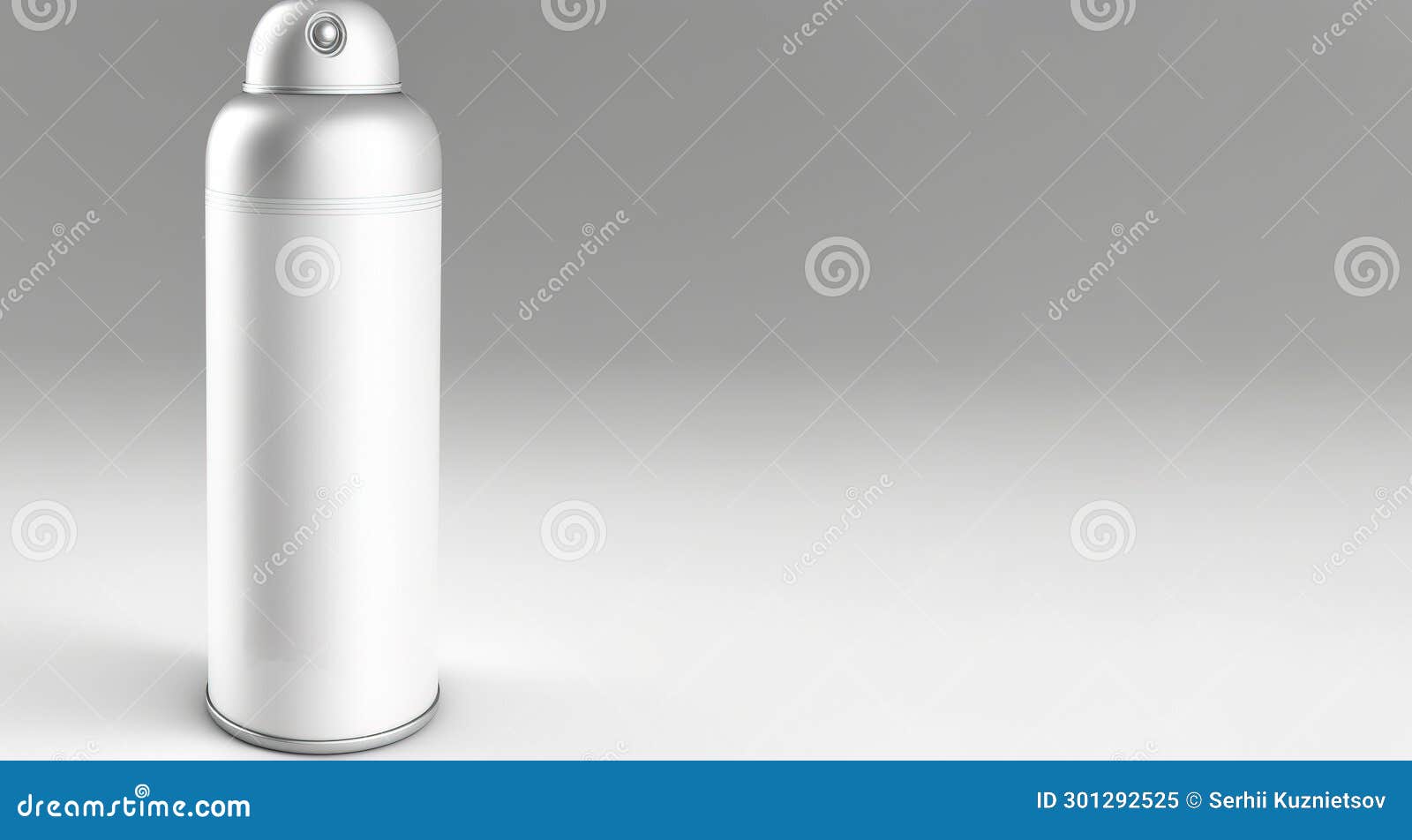 Spray Can Mockup with Paint. Header for Text on a White Background. AI ...