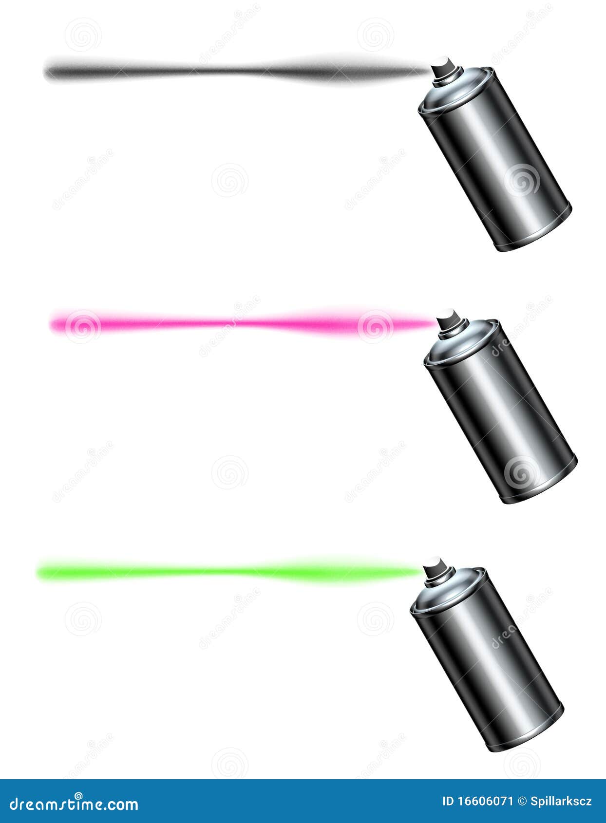 Spray can spraying a line stock illustration. Illustration of ozone ...