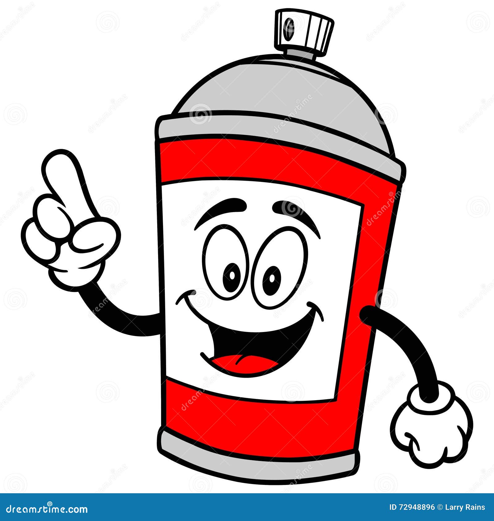 Spray Can Talking stock vector. Illustration of youth - 72948896