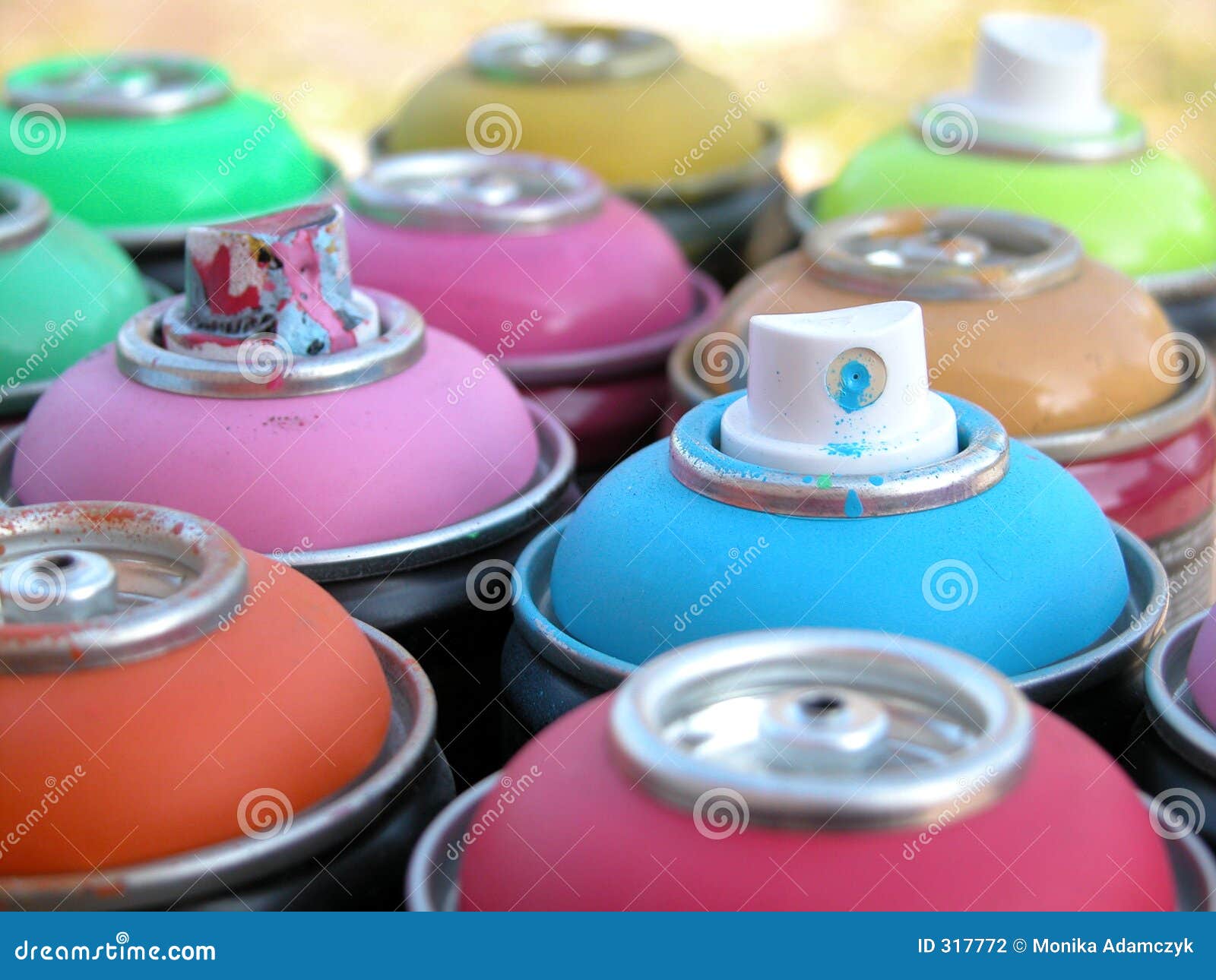 Spray cans stock photo. Image of aerosol, chemical, bottle - 317772