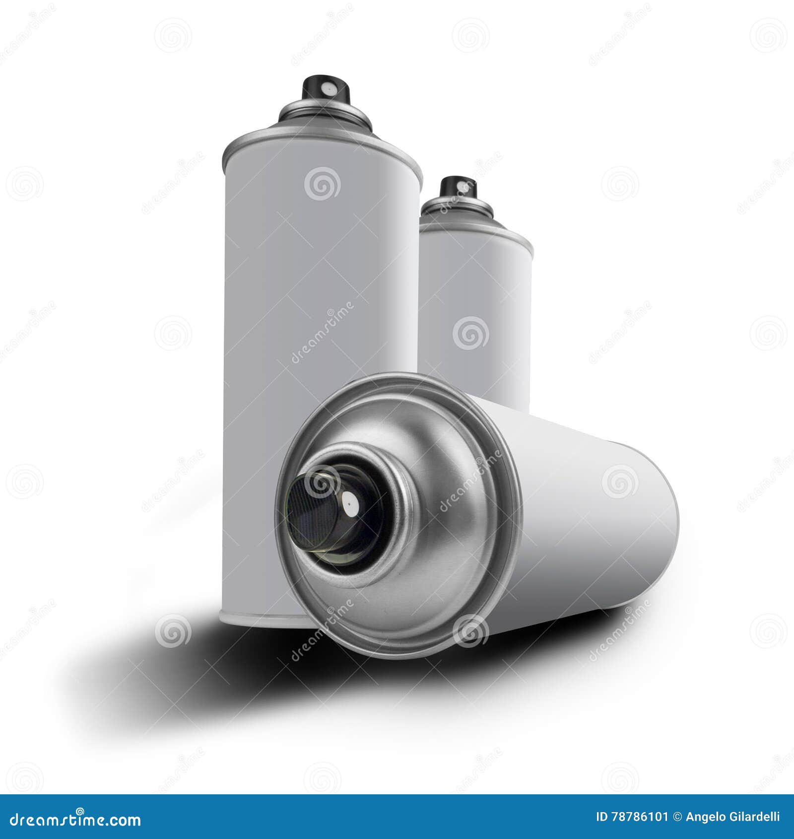 Spray cans stock image. Image of blind, shadow, cans - 78786101
