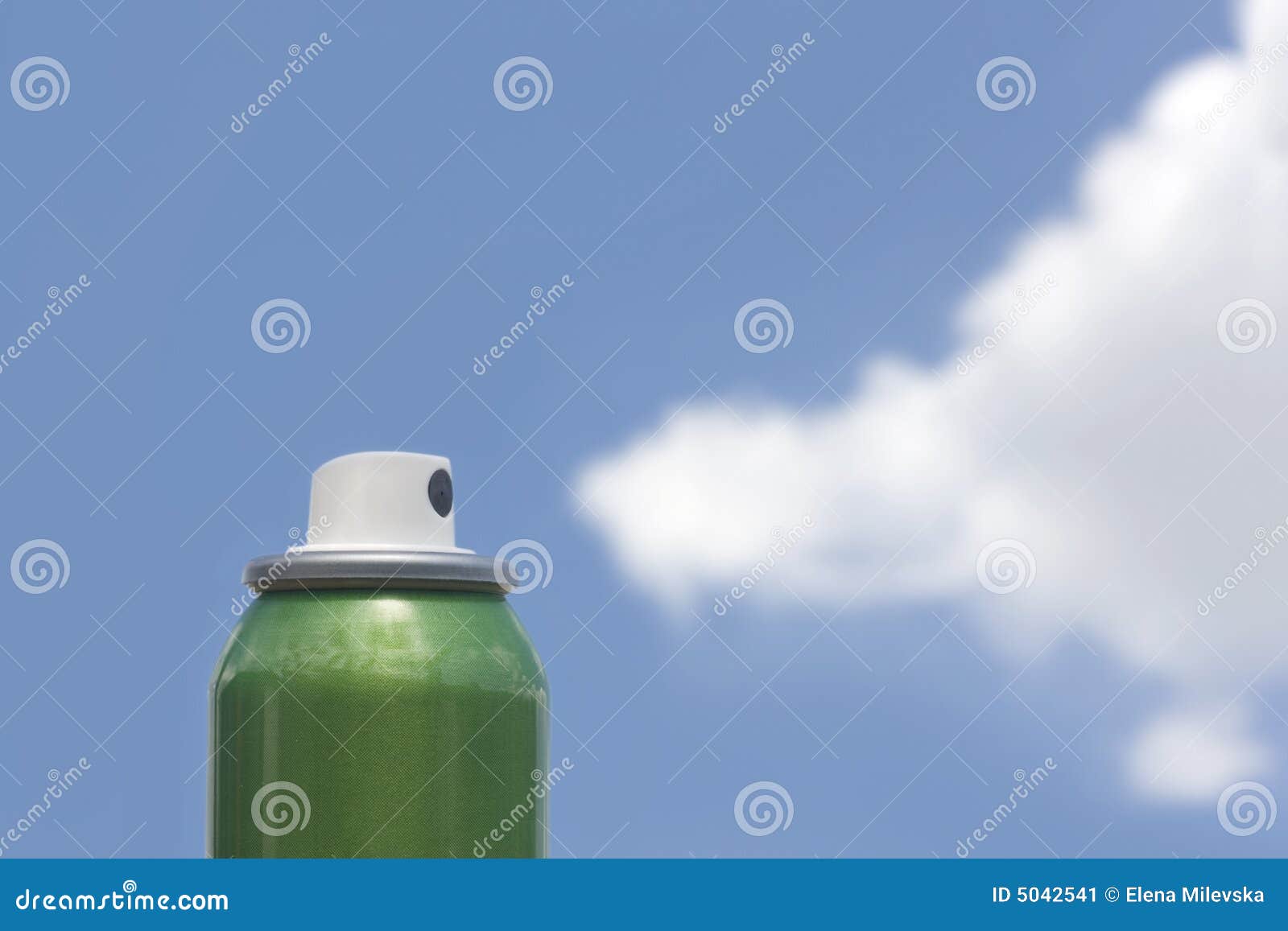 Spray clouds into sky stock image. Image of contamination - 5042541