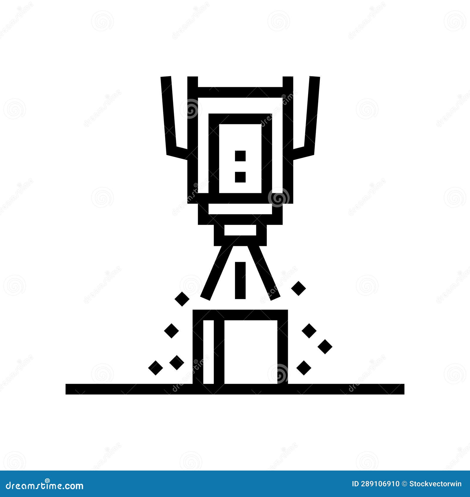 Spray Coating Application Materials Engineering Line Icon Vector ...