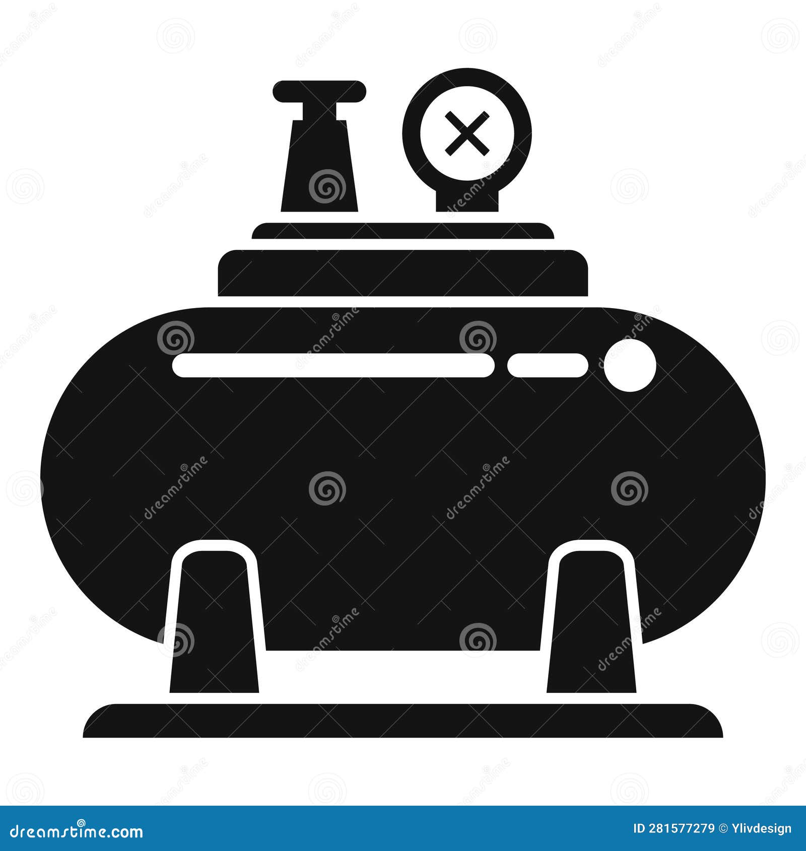 Spray Compressor Icon Simple Vector. Air Machine Royalty-Free Stock ...