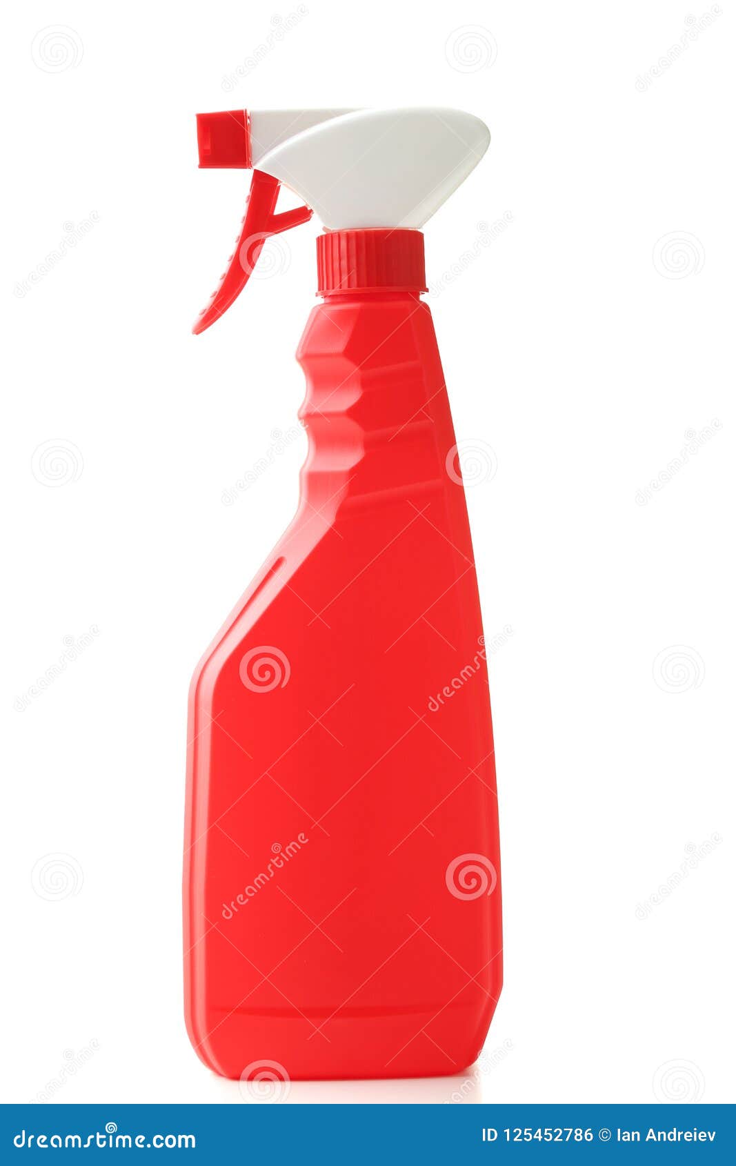 Spray with detergent stock photo. Image of object, housekeeping - 125452786