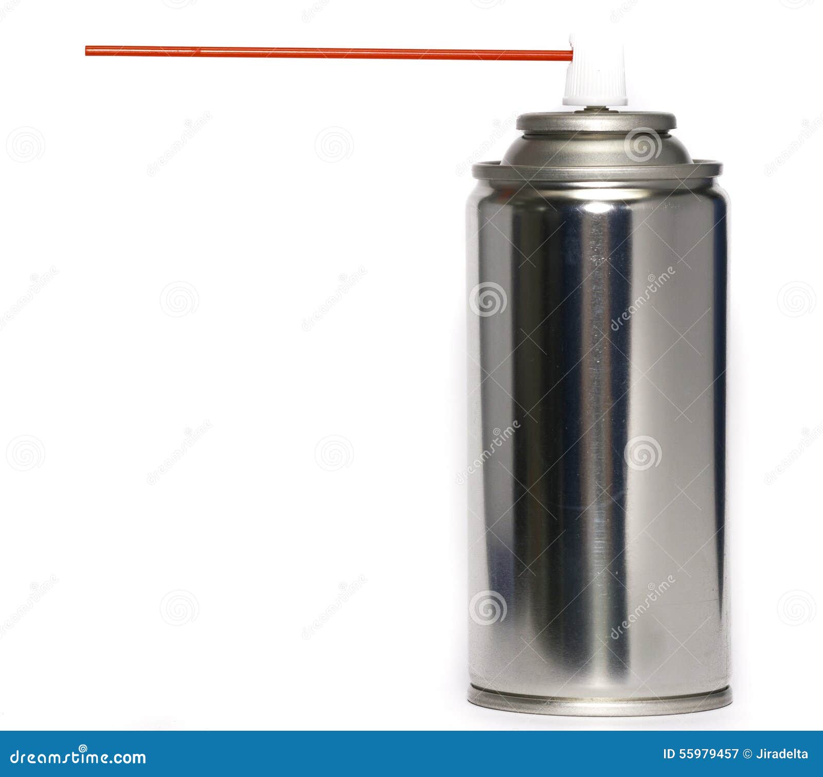 Spray-Dose mit rotem Rohr stockbild. Bild von erweiterung - 55979457