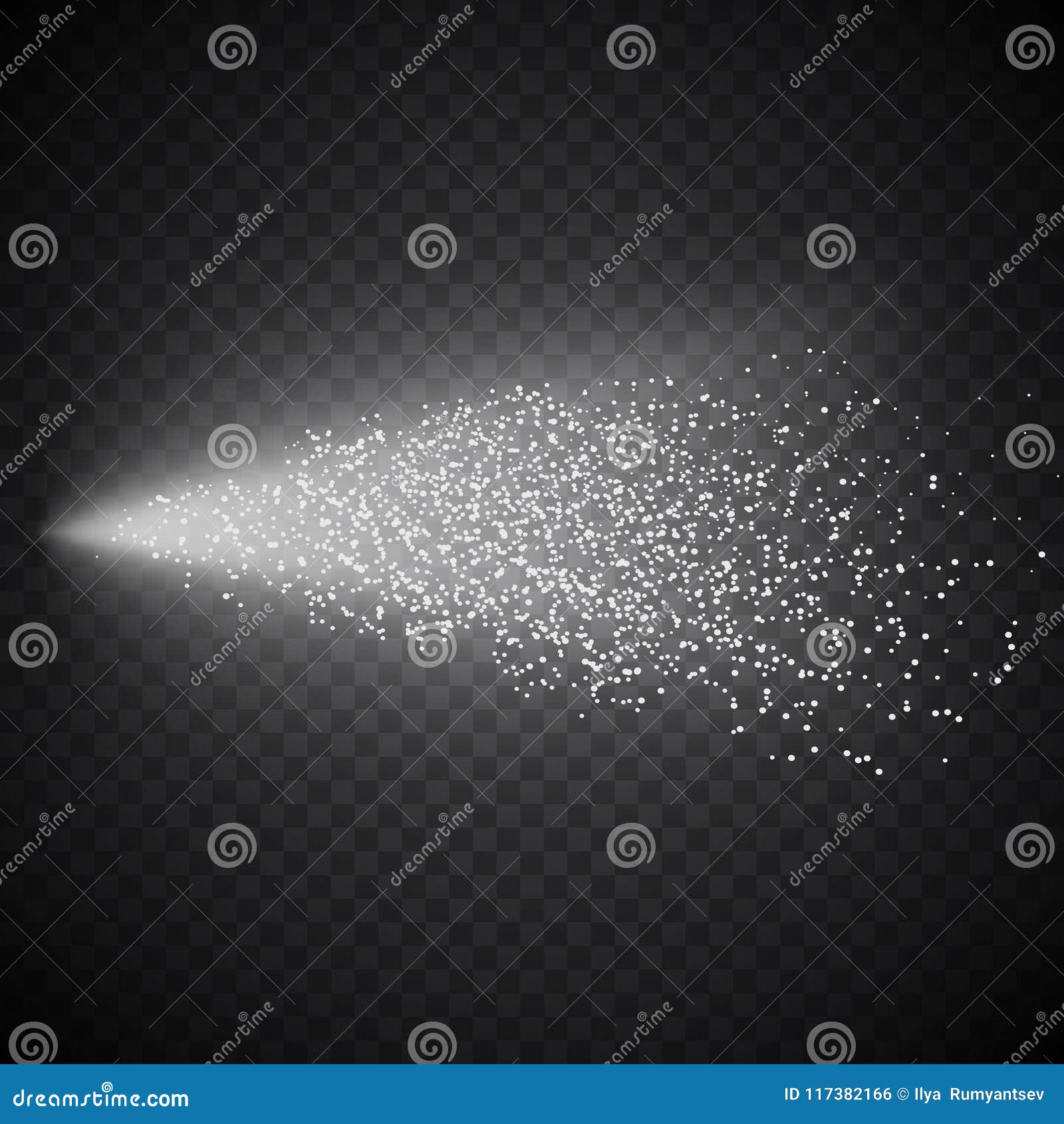 Spray Effect on Simple Background Stock Vector - Illustration of light ...