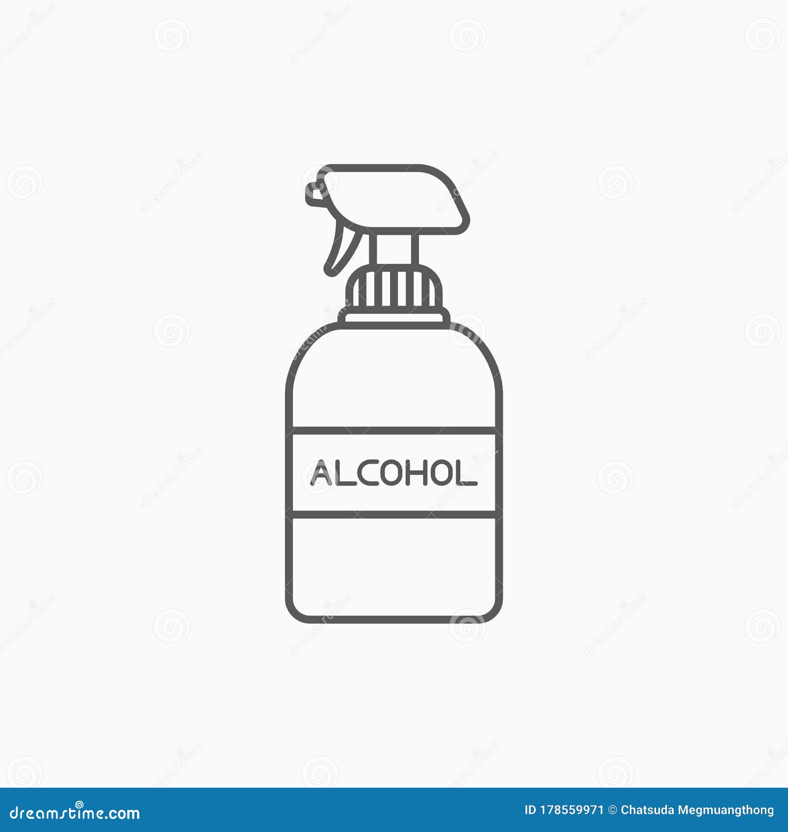 Spray Icon, Alcohol Spray Vector Stock Vector - Illustration of ...