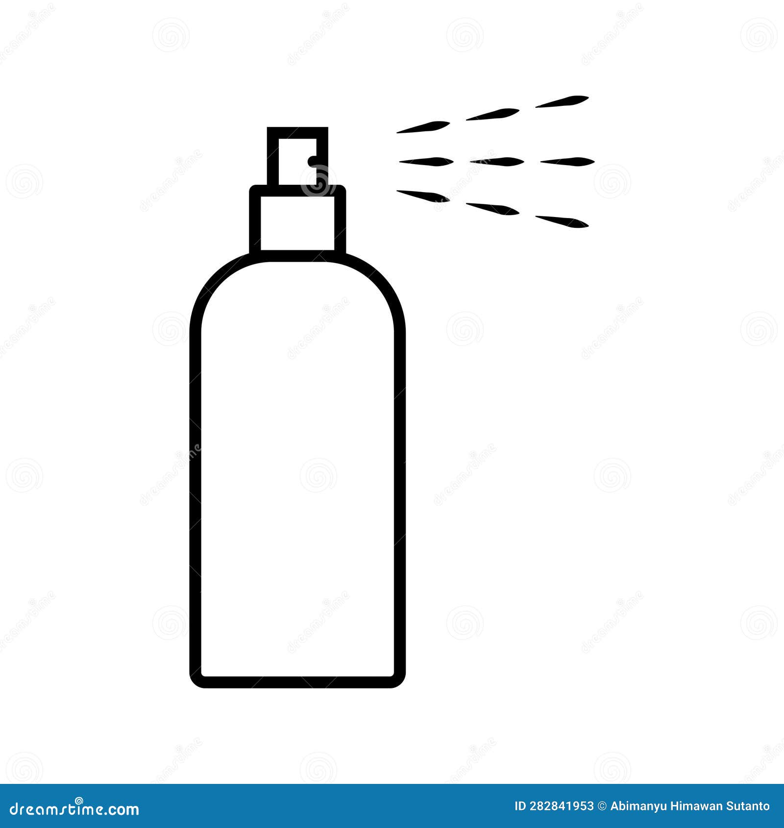 Spray icon, perfume vector stock vector. Illustration of aroma - 282841953
