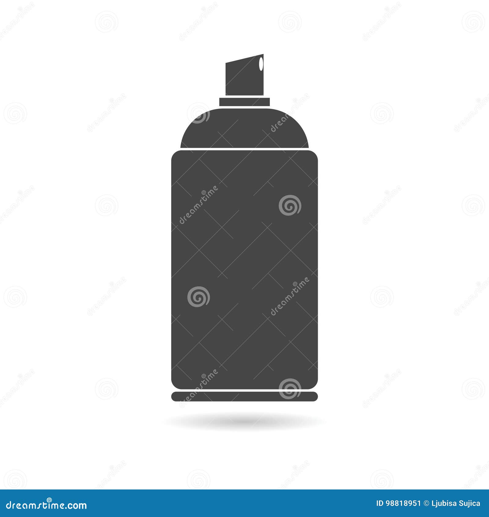 Spray icon stock vector. Illustration of icons, hair - 98818951