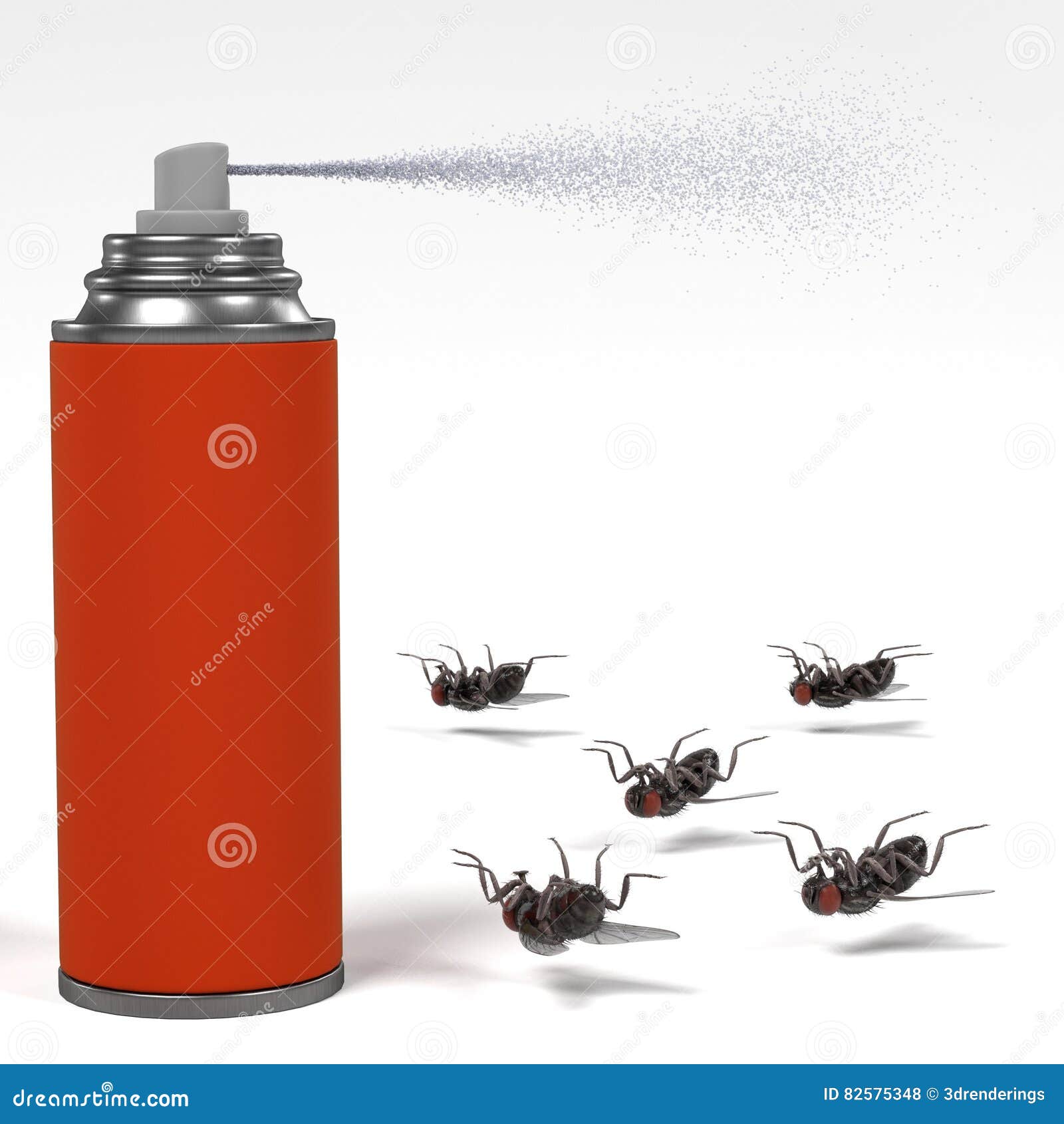 Spray Killing Insect Royalty-Free Stock Photo | CartoonDealer.com #82617405