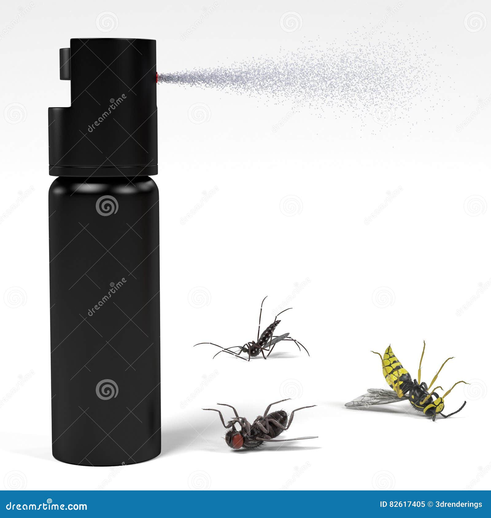 Spray Killing Insect Royalty-Free Stock Photo | CartoonDealer.com #82617405