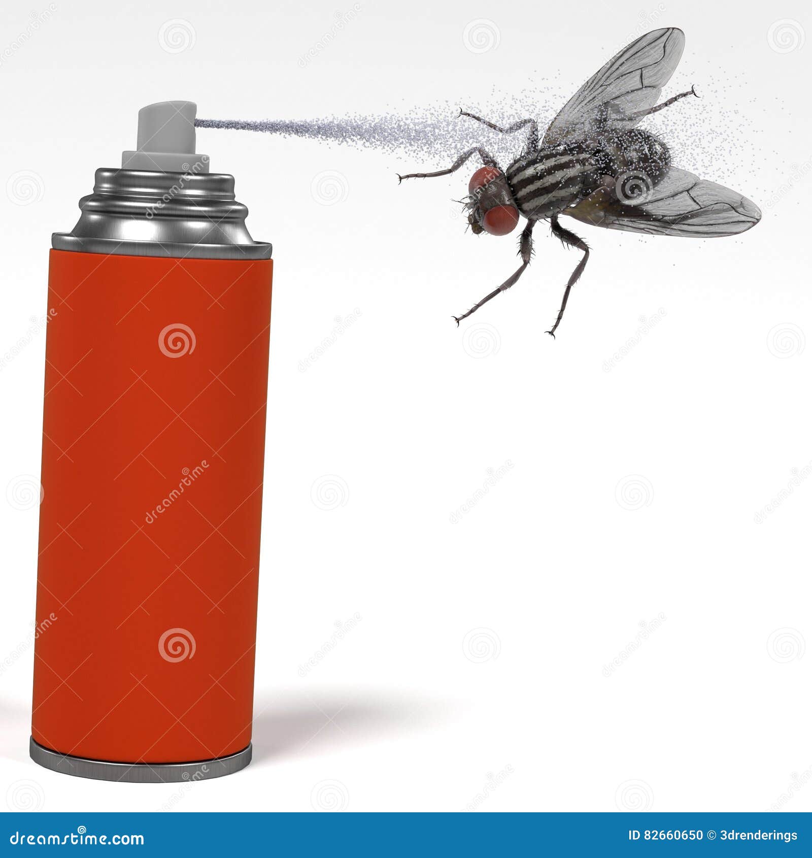 Spray Killing Insect Royalty-Free Stock Photo | CartoonDealer.com #82617405
