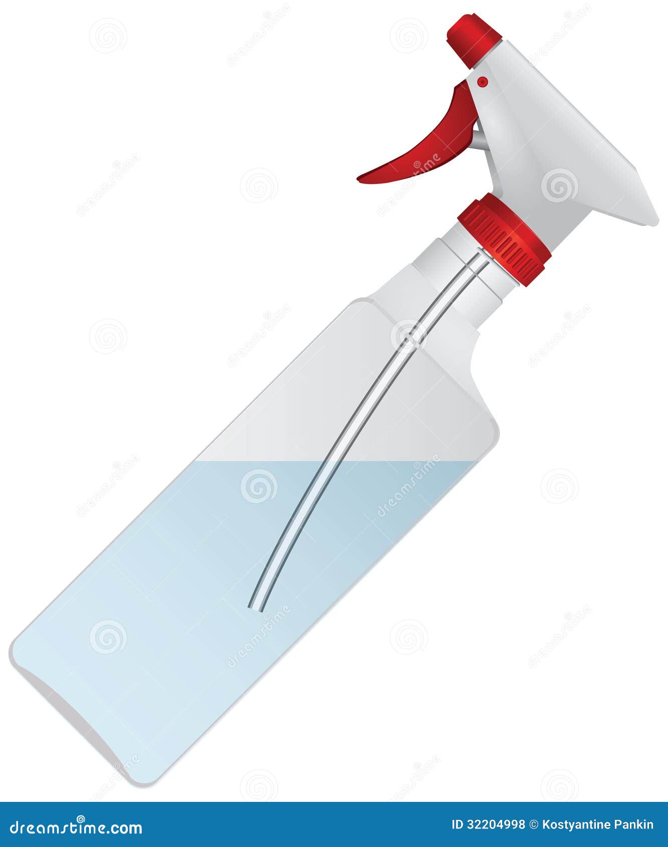 Spray with a liquid stock vector. Illustration of cream - 32204998