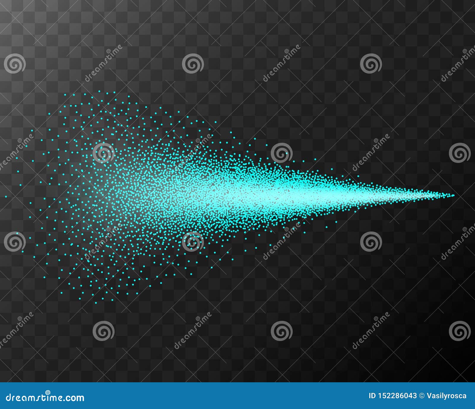 Spray Mist Atomizer. Vector Cosmetic Dust Effect Air Splash Isolated ...