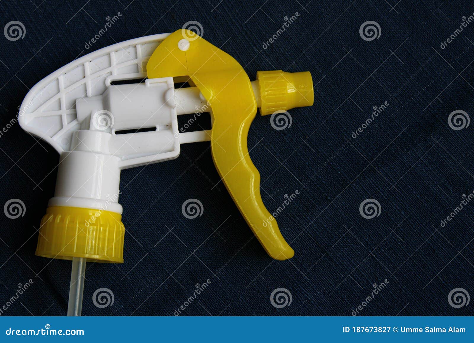 Spray Nozzle Trigger in Yellow Stock Image - Image of firearm, lighting ...
