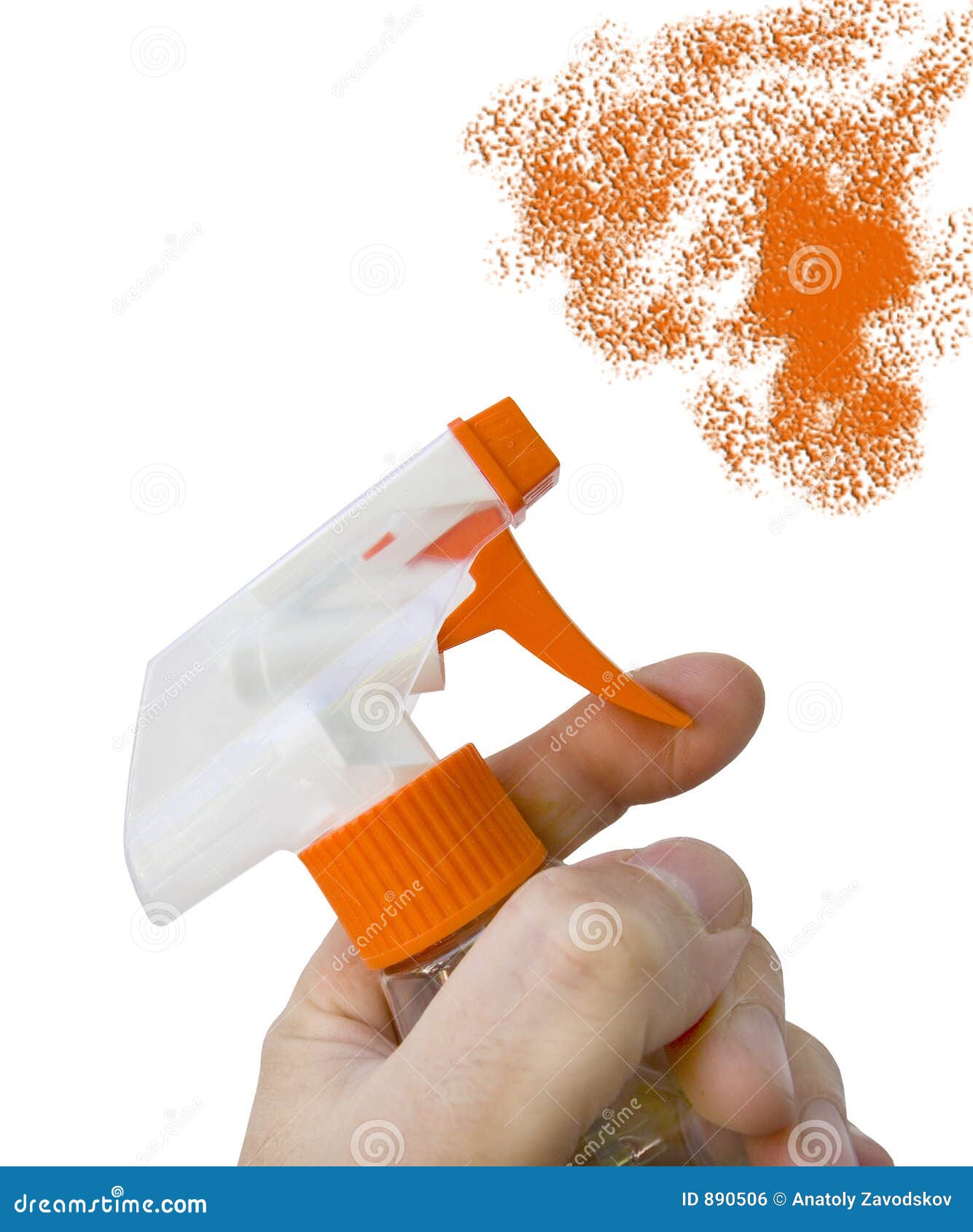 Spray of a paint stock photo. Image of bubbles, bottle - 890506