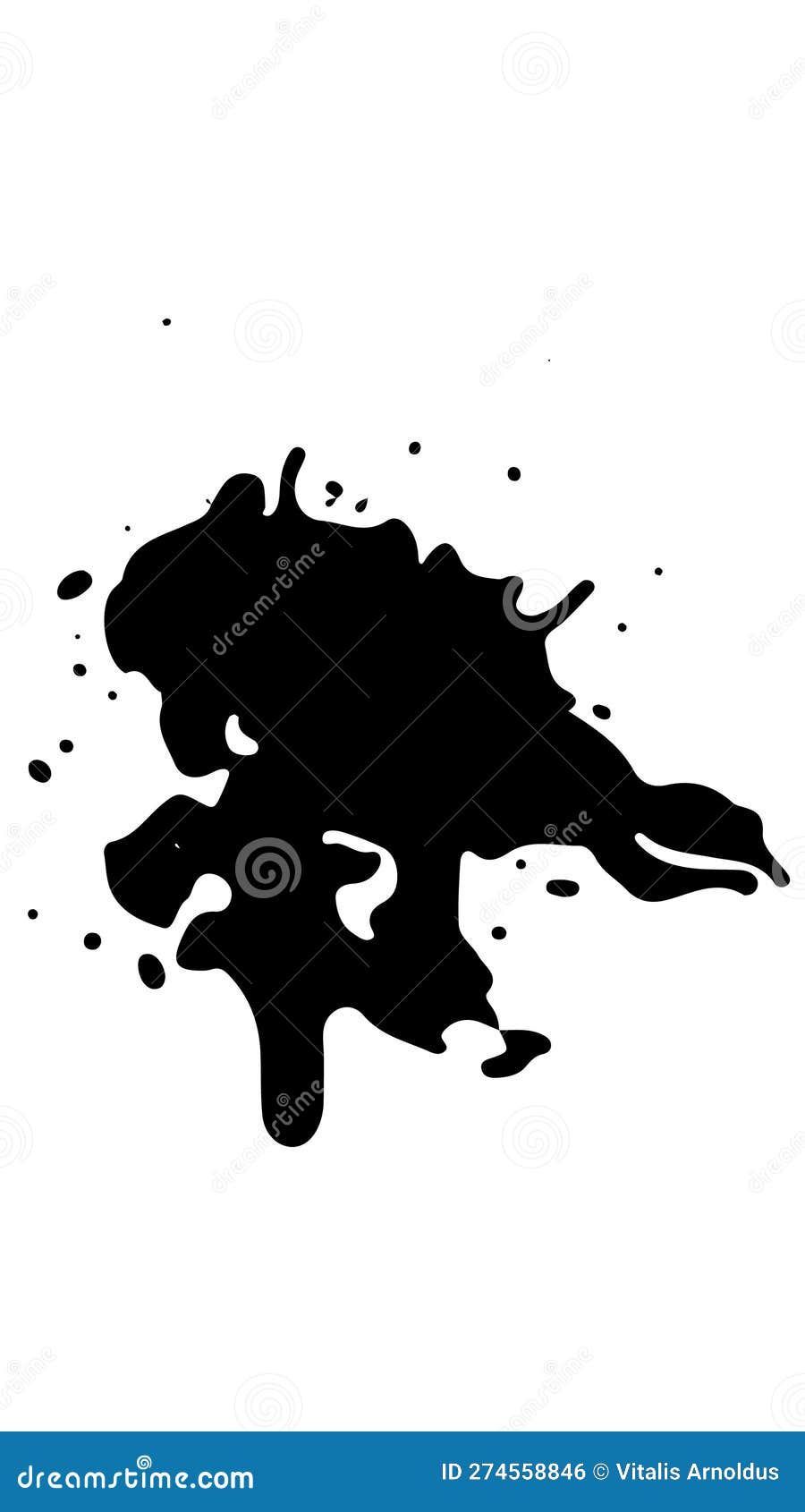 Spray Paint Brush, Splatter Patterns, Texture, Ink Drop on Vector Stock ...