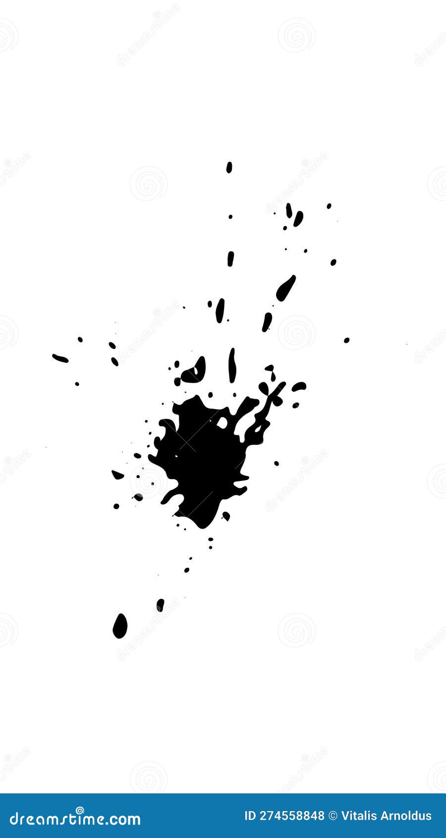 Spray Paint Brush, Splatter Patterns, Texture, Ink Drop on Vector Stock ...