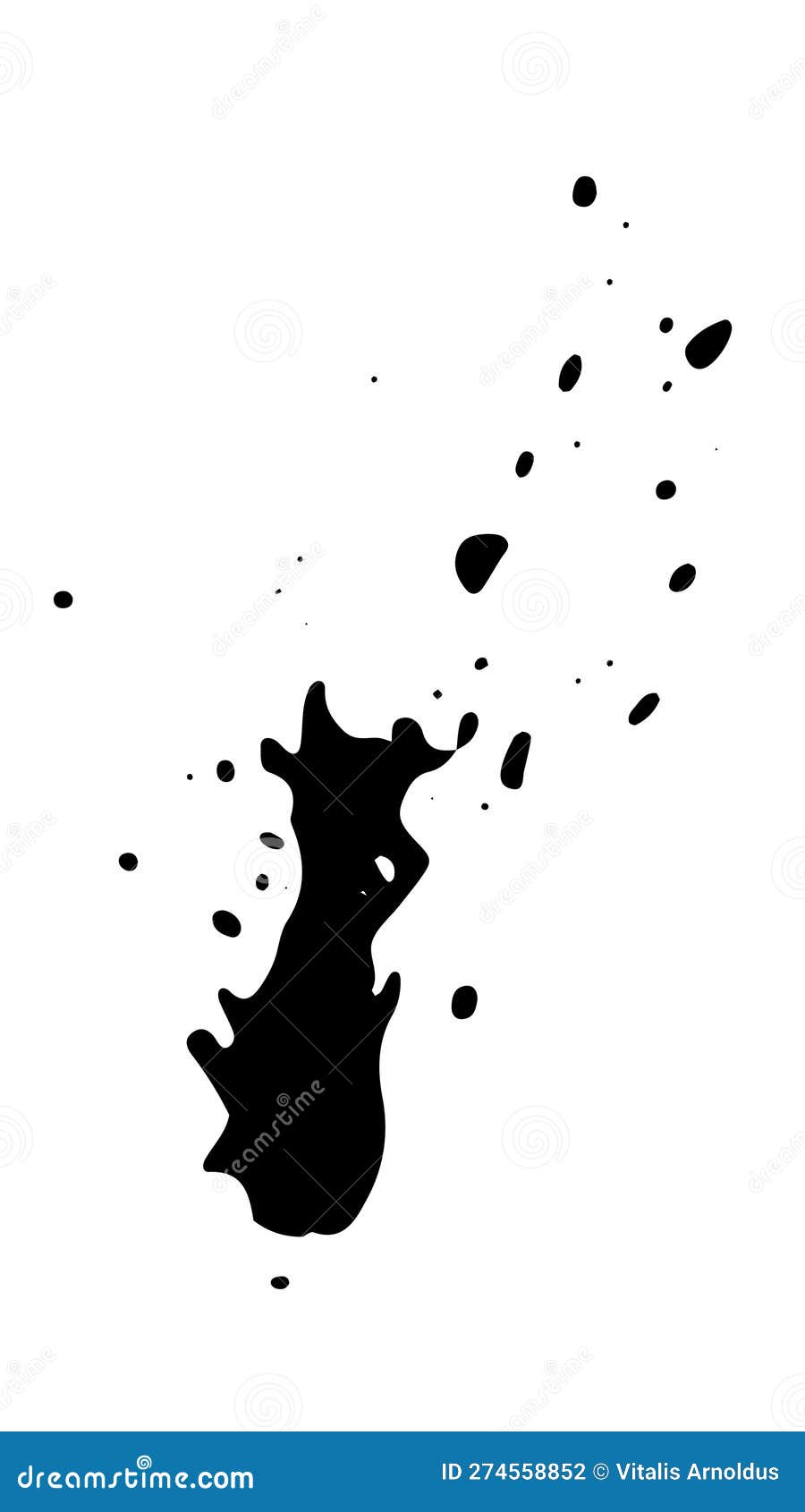 Spray Paint Brush, Splatter Patterns, Texture, Ink Drop on Vector Stock ...