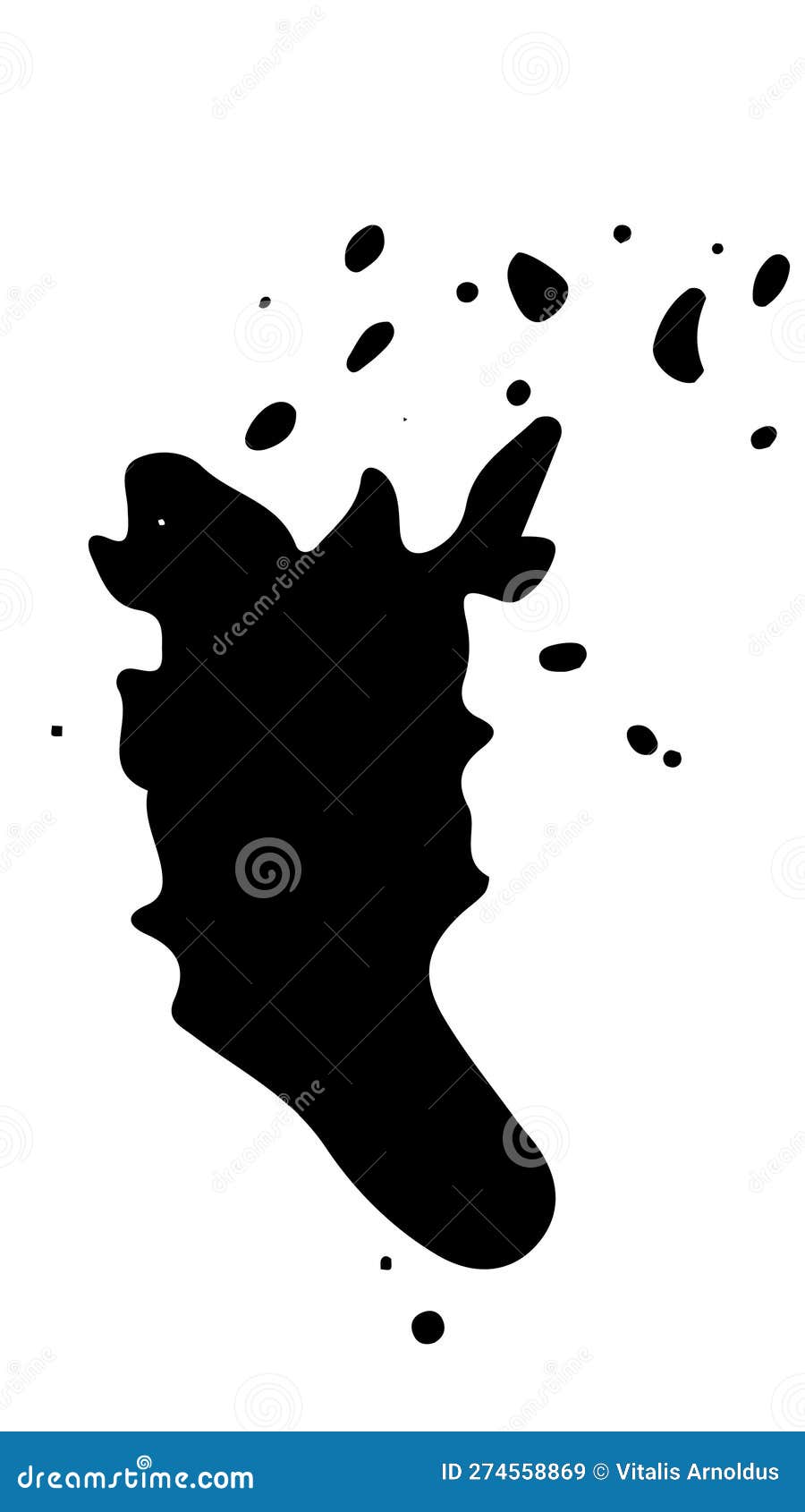 Spray Paint Brush, Splatter Patterns, Texture, Ink Drop on Vector Stock ...