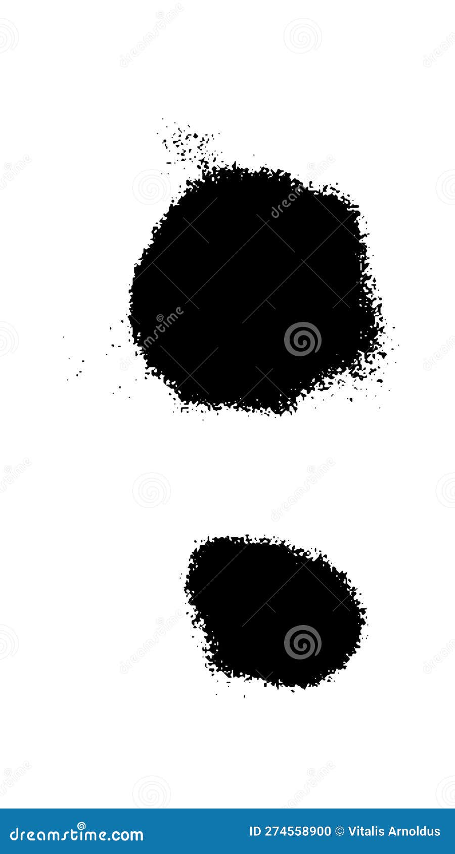 Spray Paint Brush, Splatter Patterns, Texture, Ink Drop on Vector Stock ...