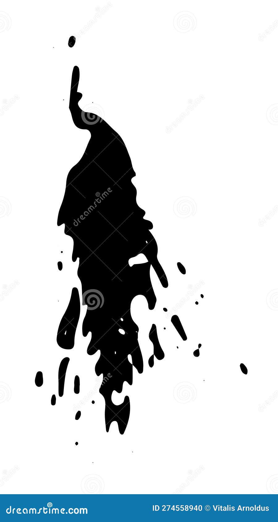 Spray Paint Brush, Splatter Patterns, Texture, Ink Drop on Vector Stock ...