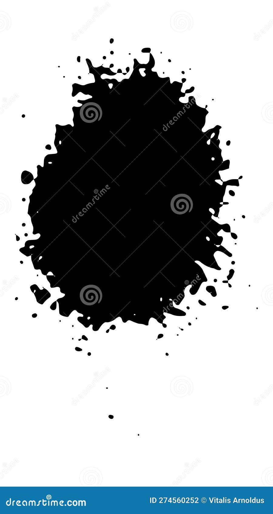 Spray Paint Brush, Splatter Patterns, Texture, Ink Drop on Vector Stock ...