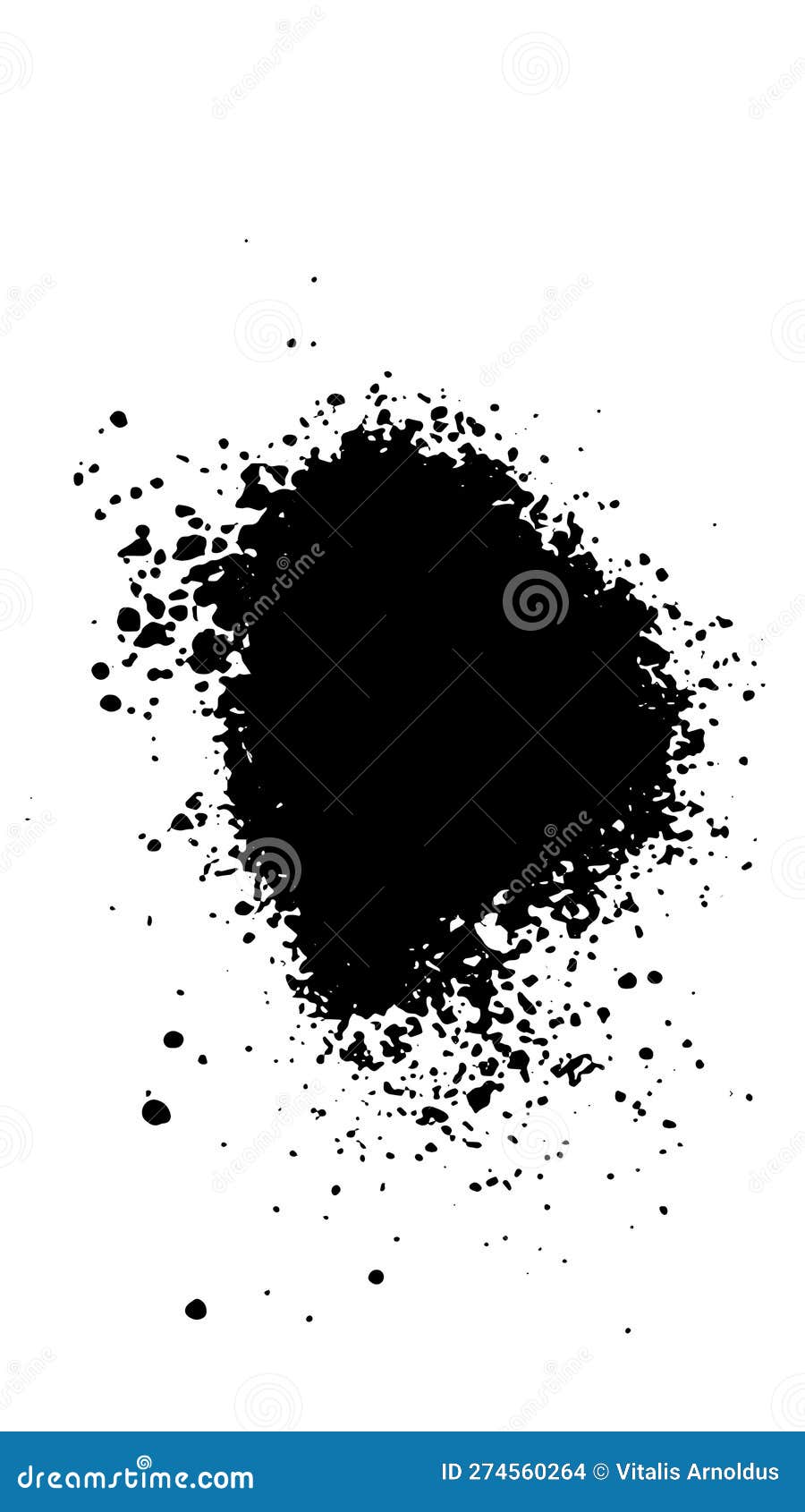 Spray Paint Brush, Splatter Patterns, Texture, Ink Drop on Vector Stock ...