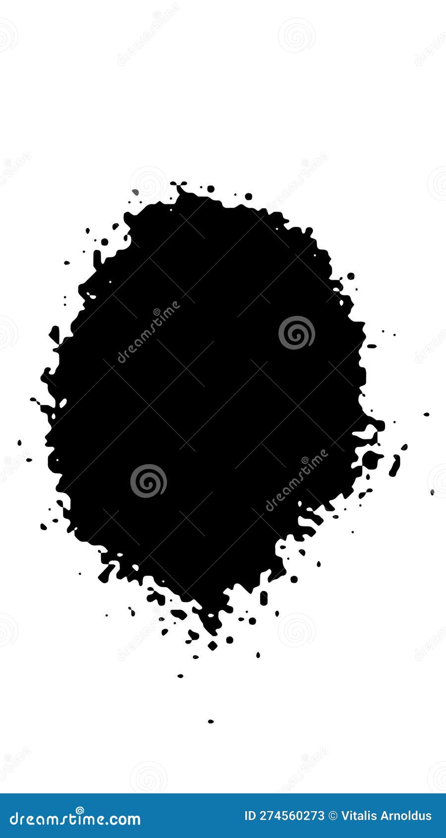 Spray Paint Brush, Splatter Patterns, Texture, Ink Drop on Vector Stock ...