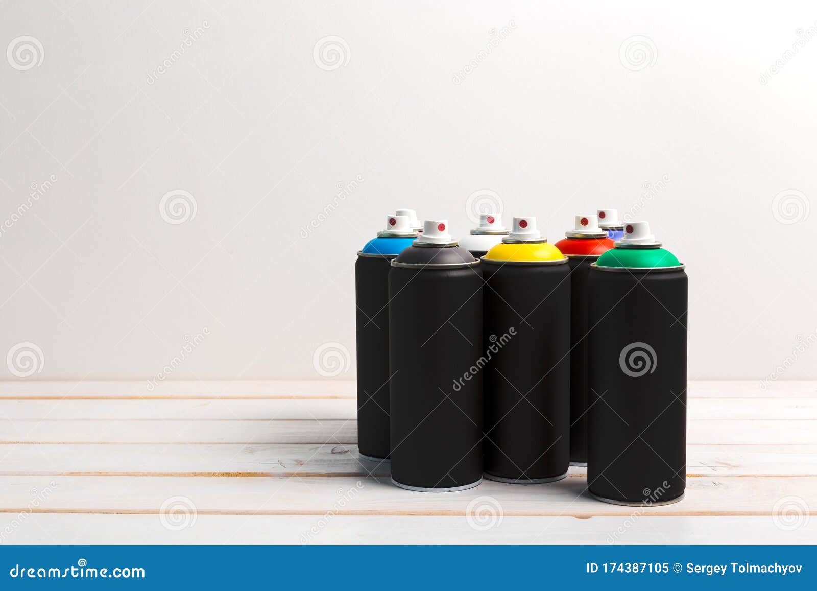 Spray Paint Cans Close Up. Creative Photo. Stock Image - Image of ...