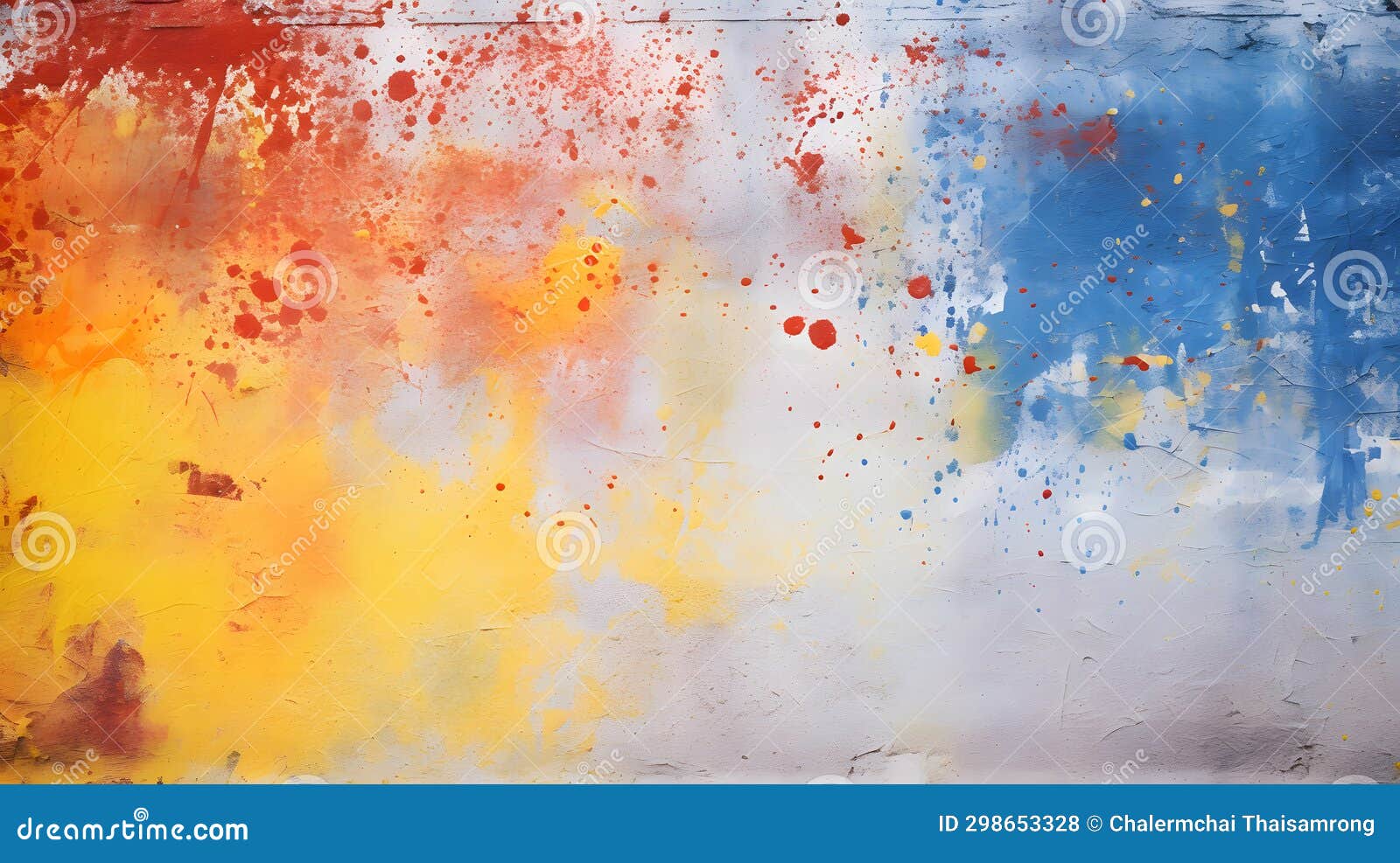 Spray Paint Concrete Wall Splash Dye Texture by Generative AI Stock ...