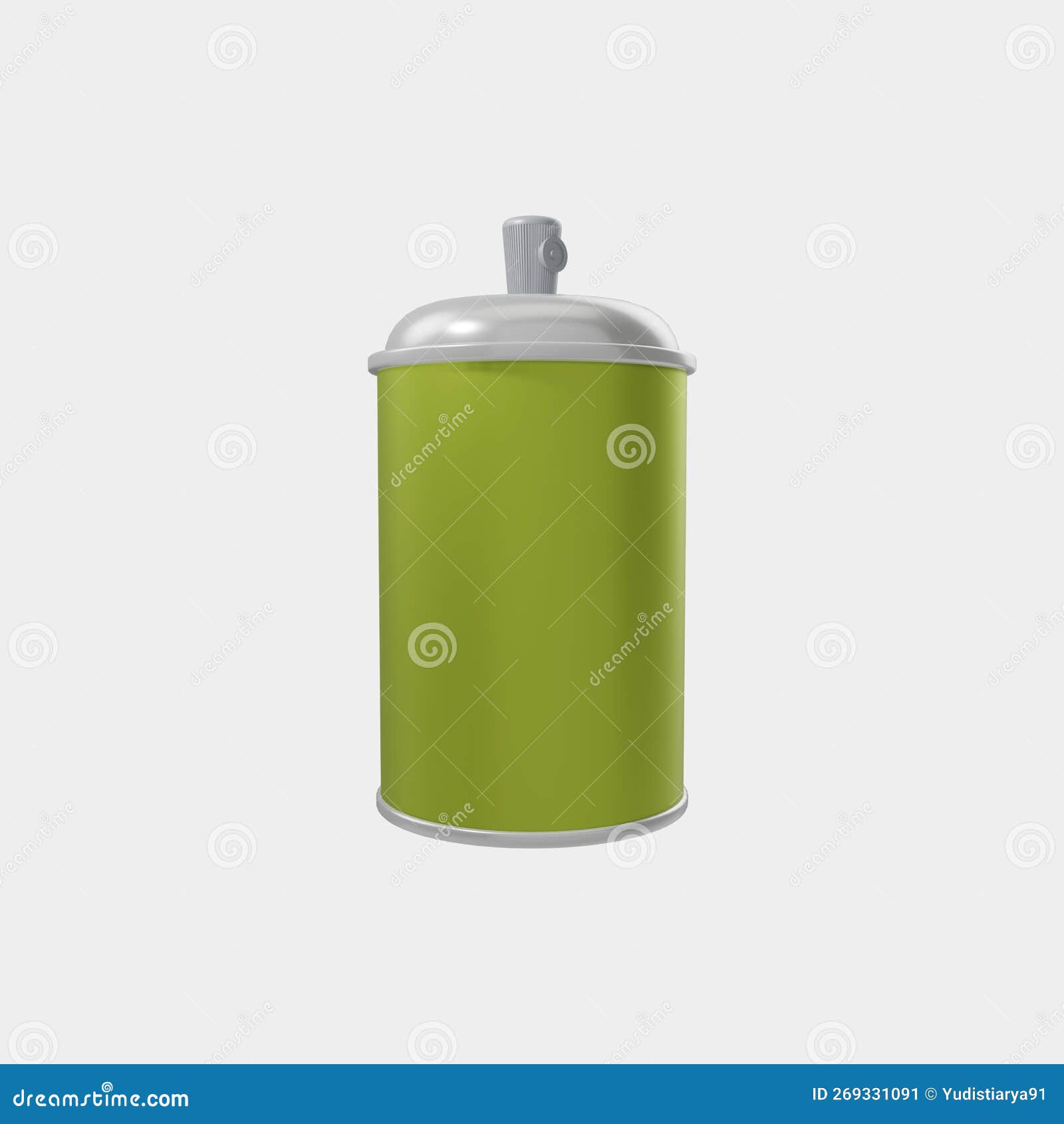 Spray Paint Isolated on White Background 3d Illustration Stock ...