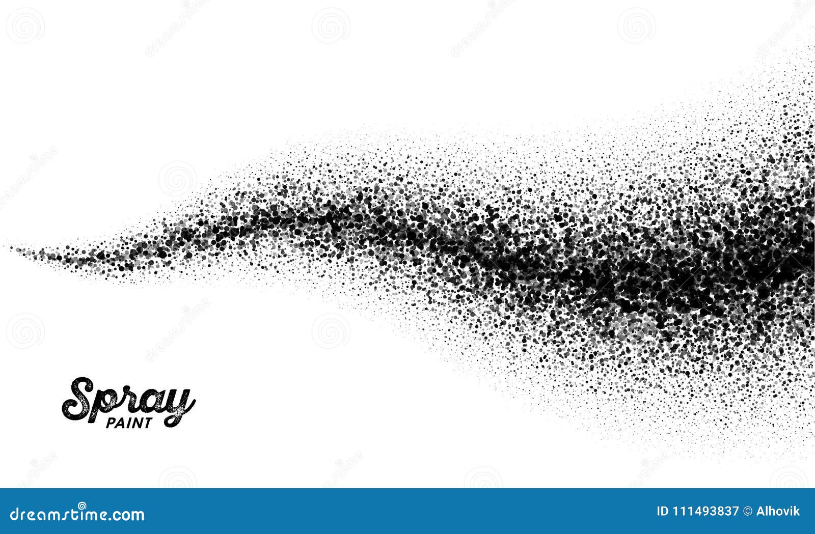 Splatter Drippy Spray. Paint Brush Airbrush Texture. Effect Paintbrush ...