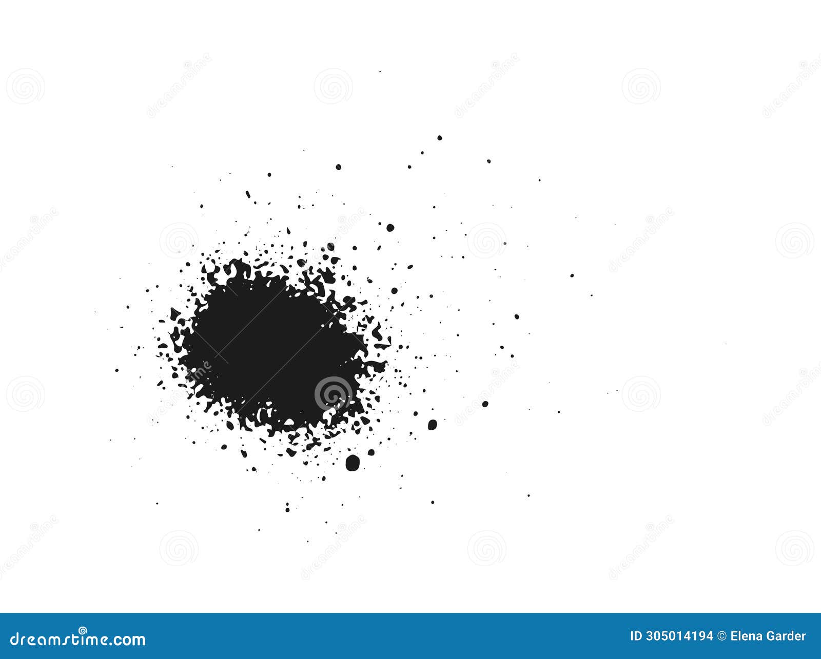 Spray Paint. Splatter Texture. Vector Drip Stain Grunge Element. Vector ...