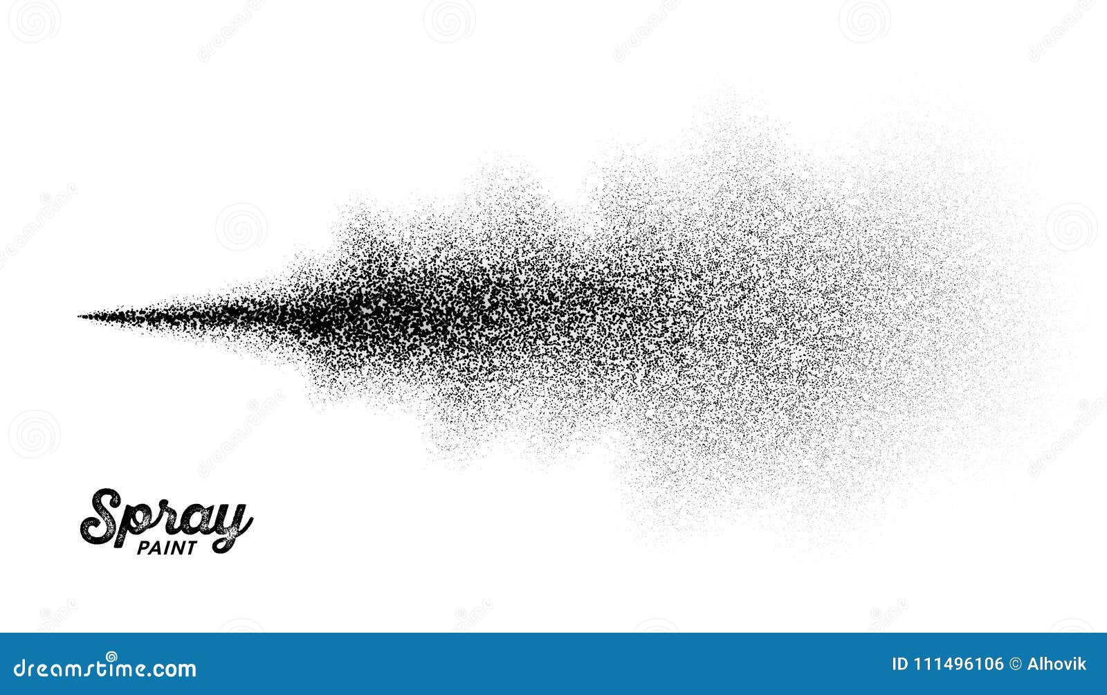Spray paint splatter stock vector. Illustration of abstract - 111496106