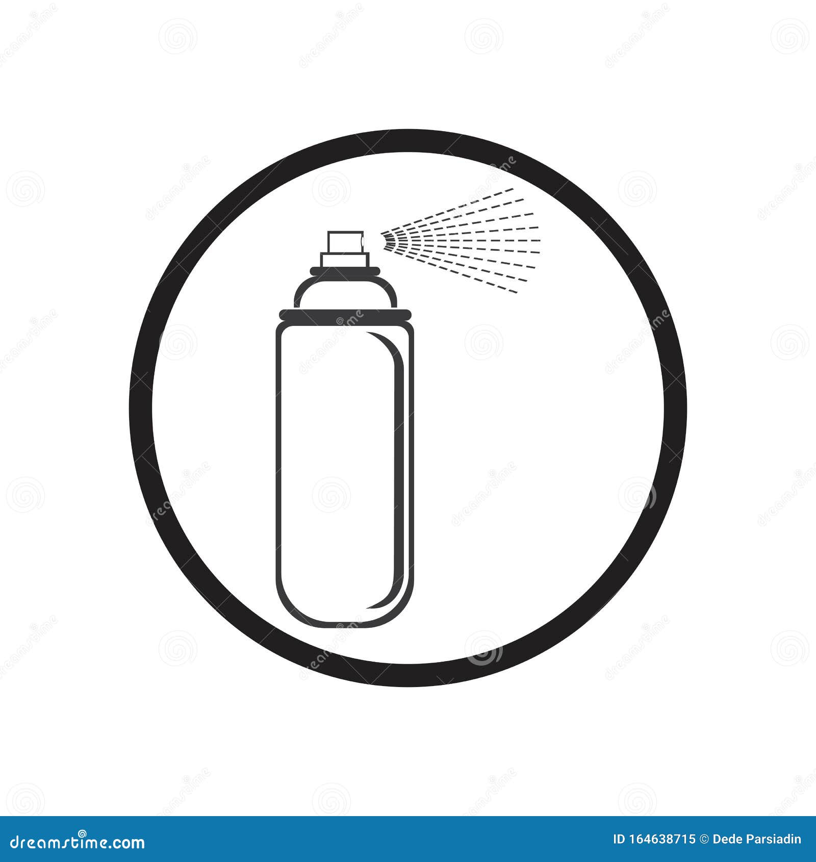 Spray paint stock vector. Illustration of spray, pictogram - 164638715