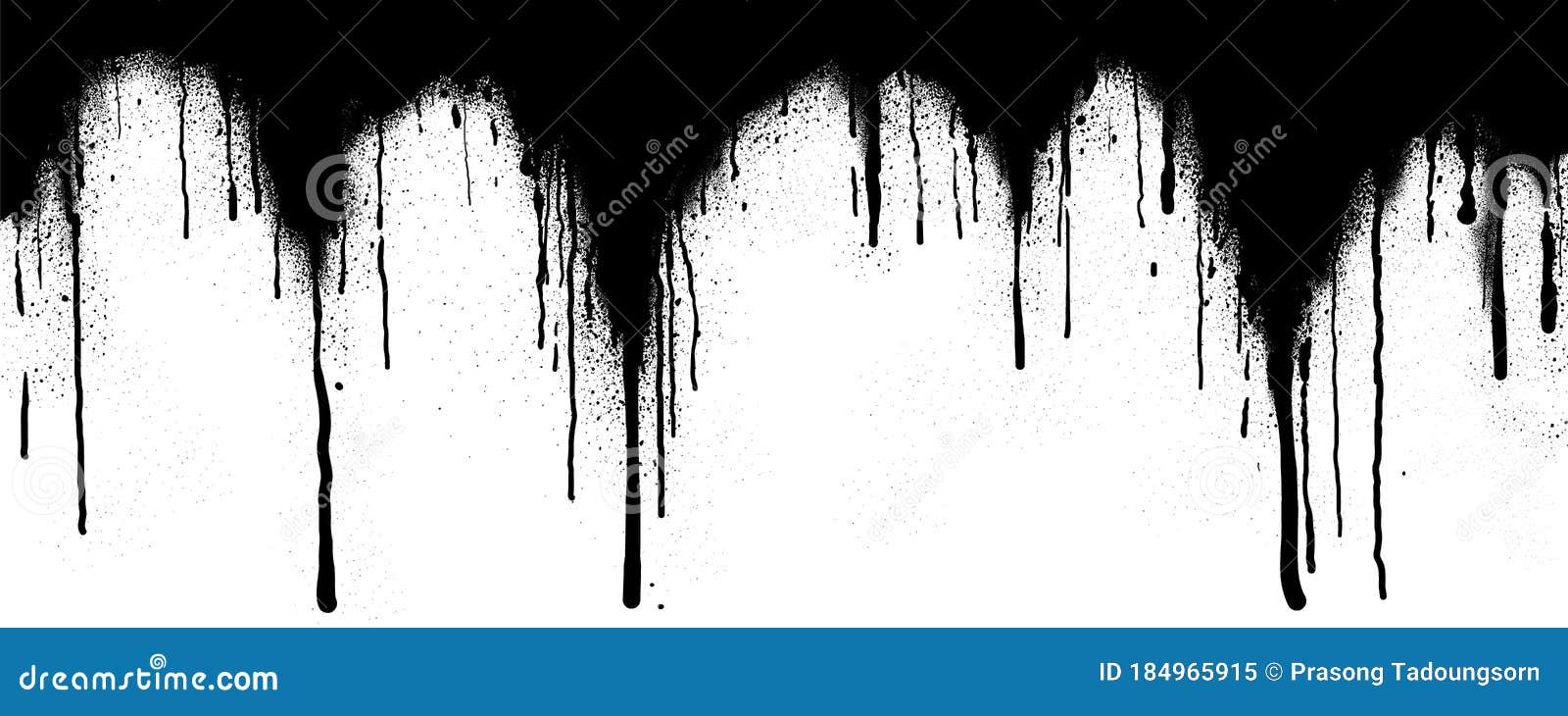 Spray Paint Vector Elements Isolated on White Background Vector. Stock ...