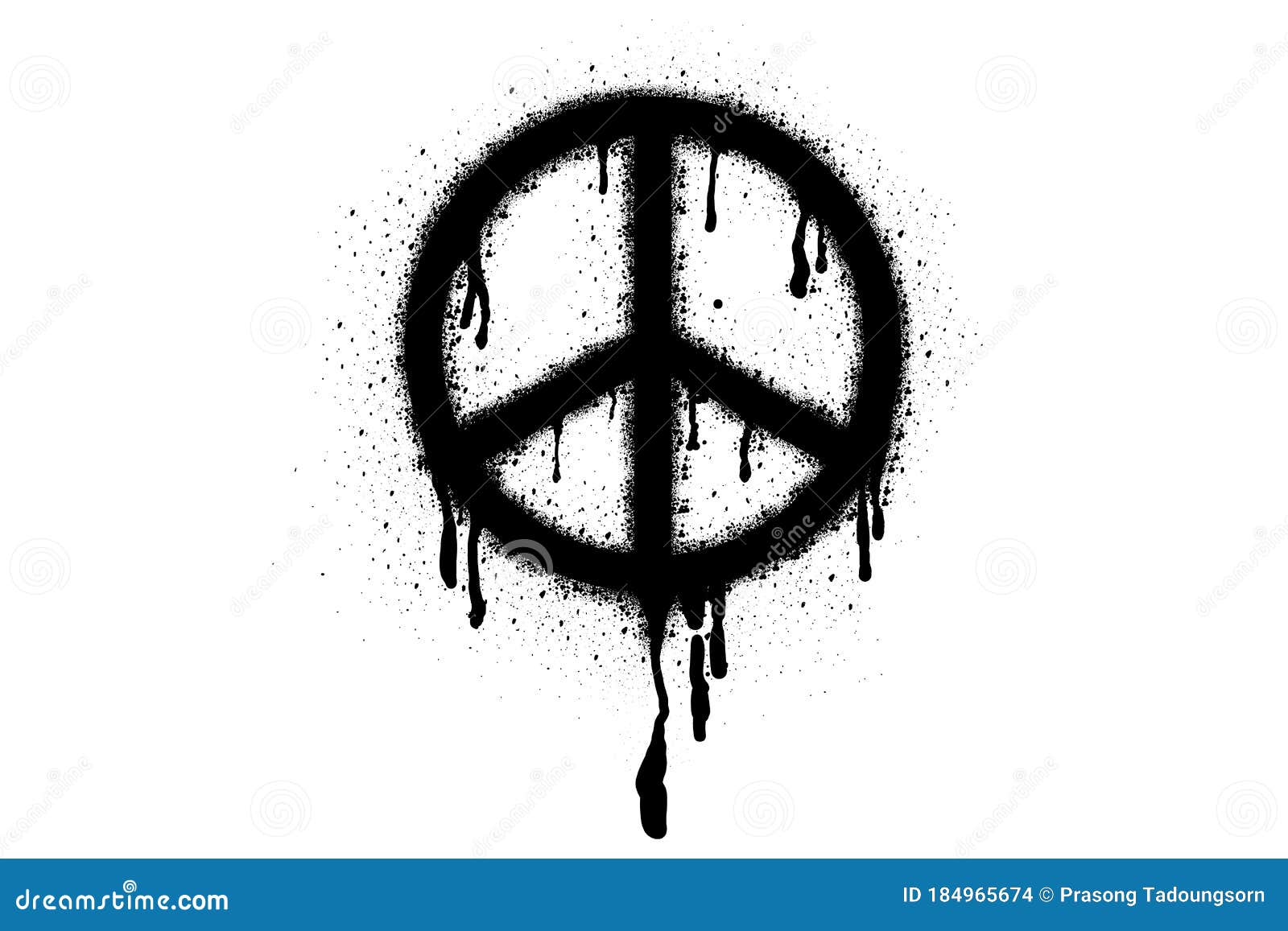 Spray Paint Vector Elements Isolated on White Background Vector. Stock ...