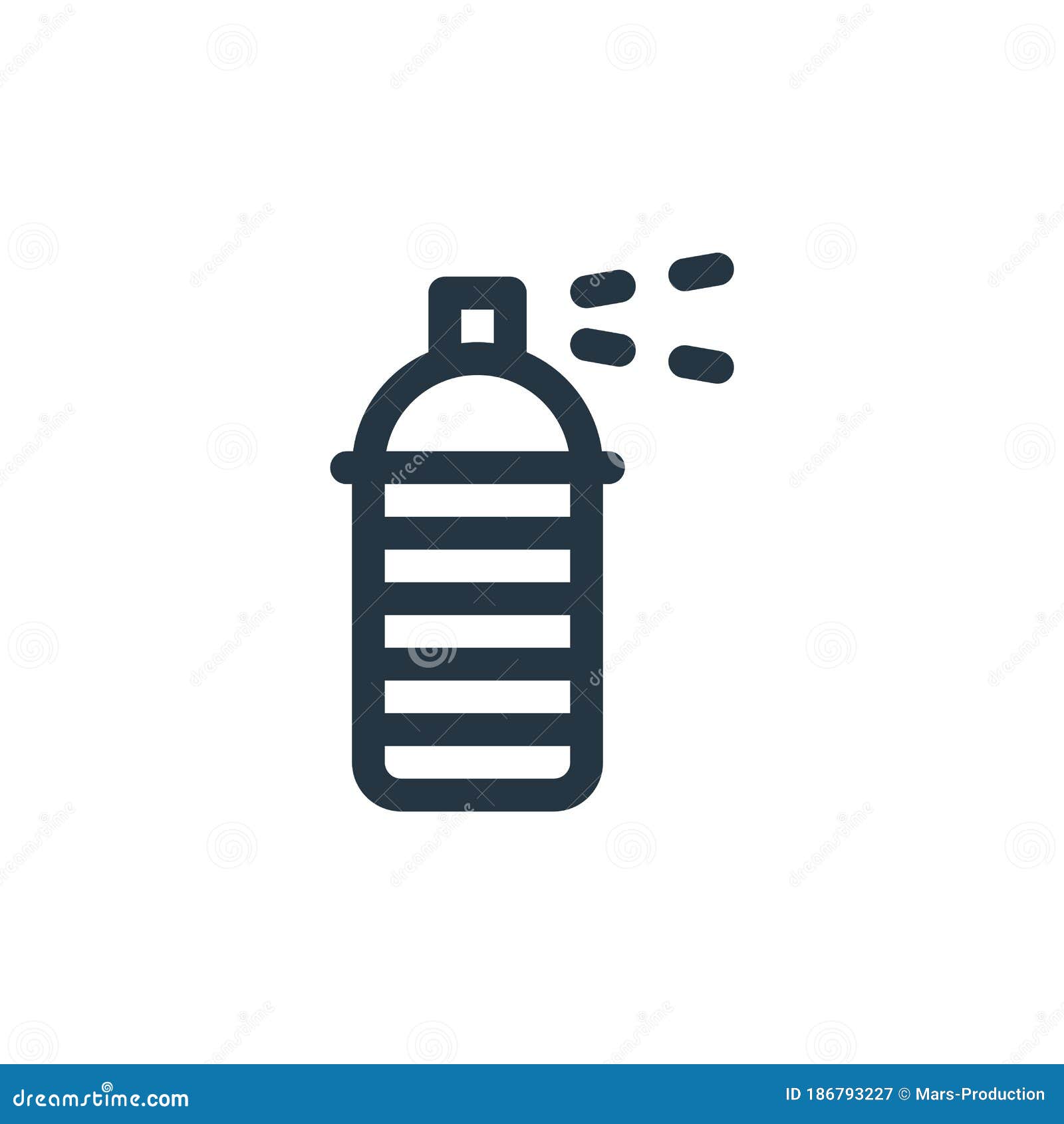 Spray Paint Vector Icon. Spray Paint Editable Stroke Stock Vector ...